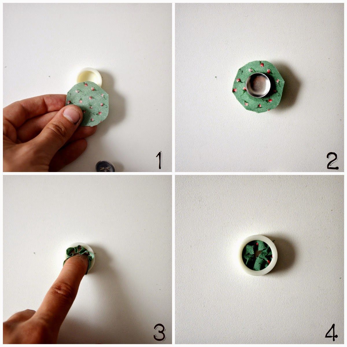 DIY Button Earrings : 7 Steps (with Pictures) - Instructables