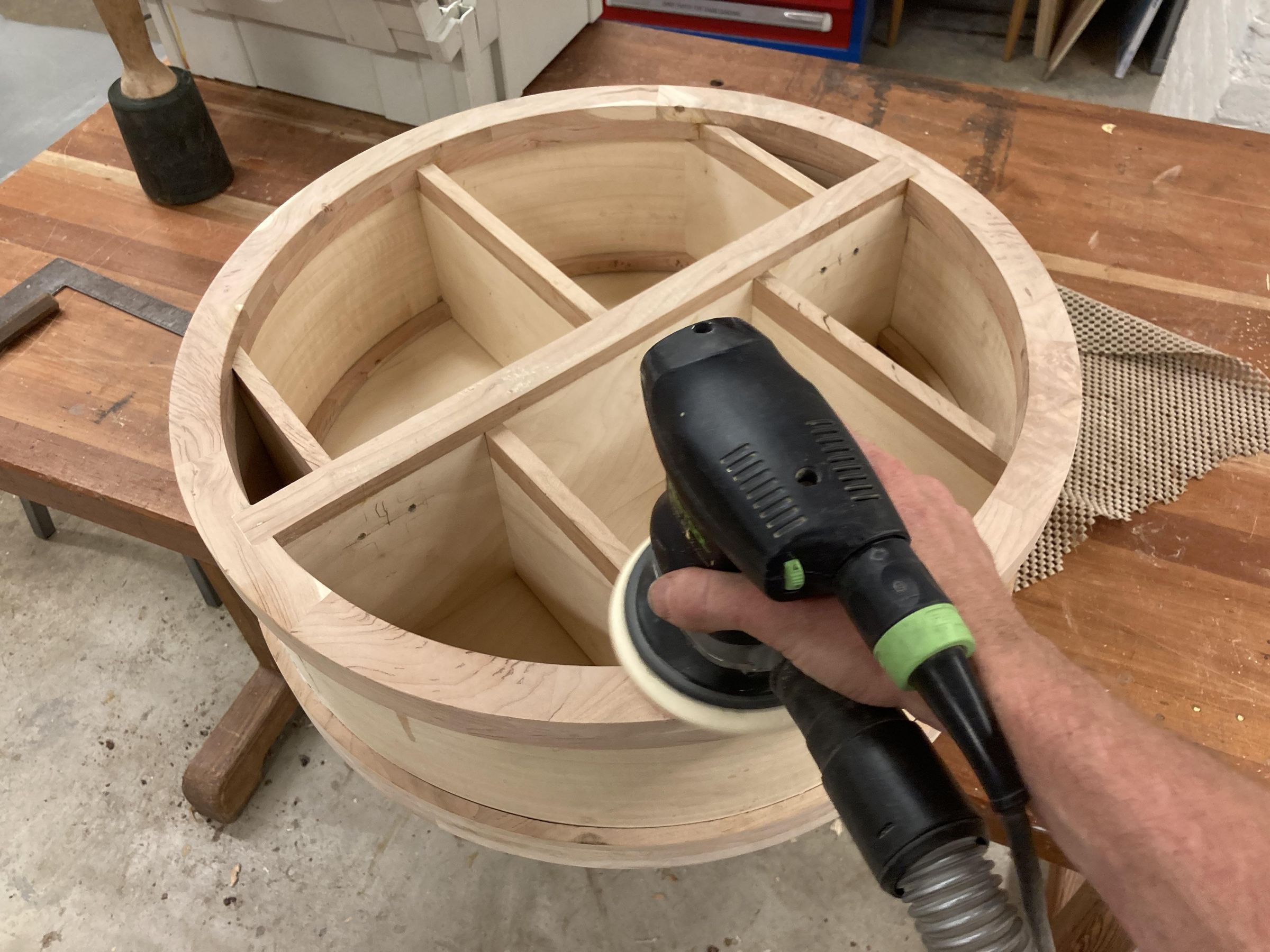 Round Cabinet With Burl Doors : 10 Steps (with Pictures) - Instructables