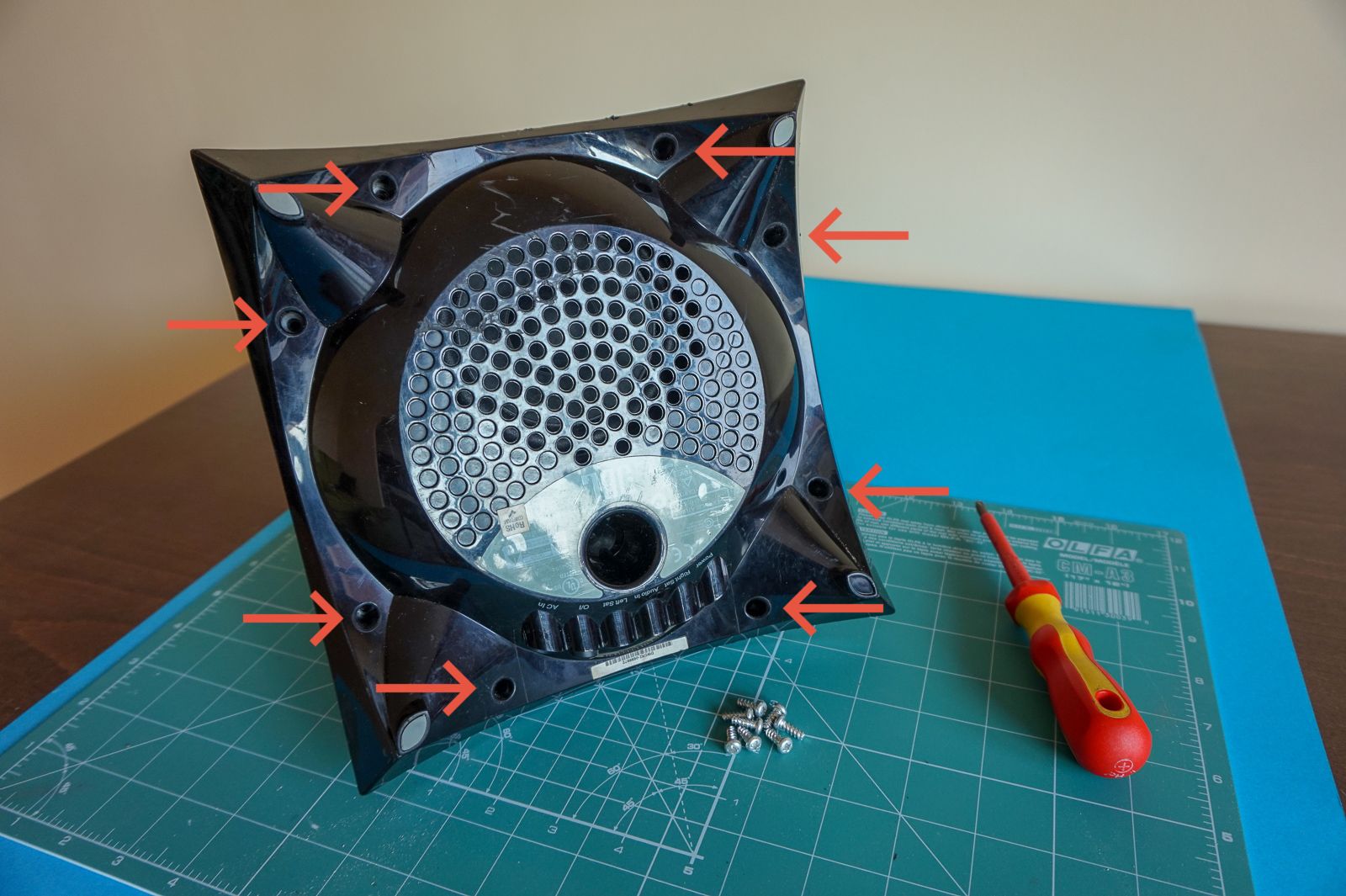 Speaker With Subwoofer From Broken Old Computer Speakers : 22 Steps ...