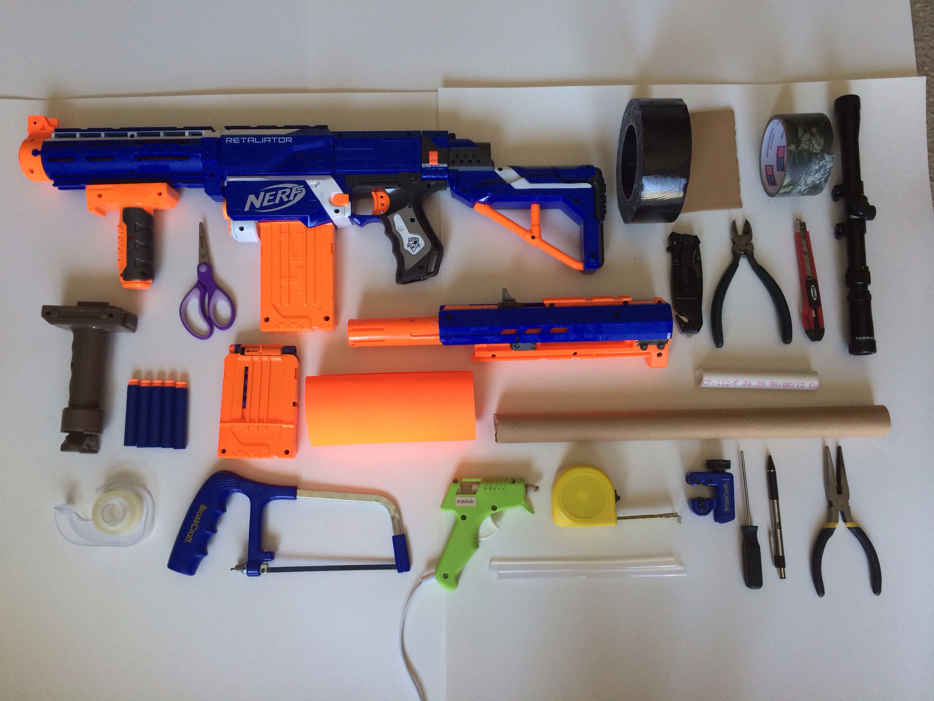 Nerf Retaliator SuperTak Modifications : 20 Steps - Instructables