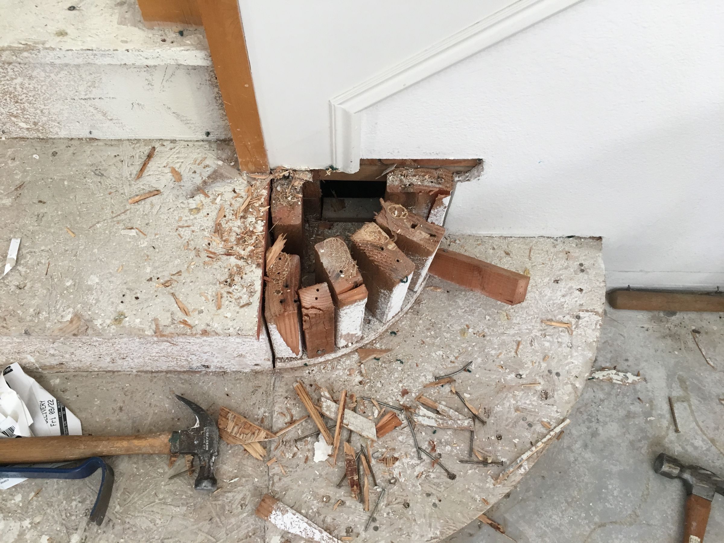 Converting an Old Staircase to Look New and Modern : 16 Steps (with ...