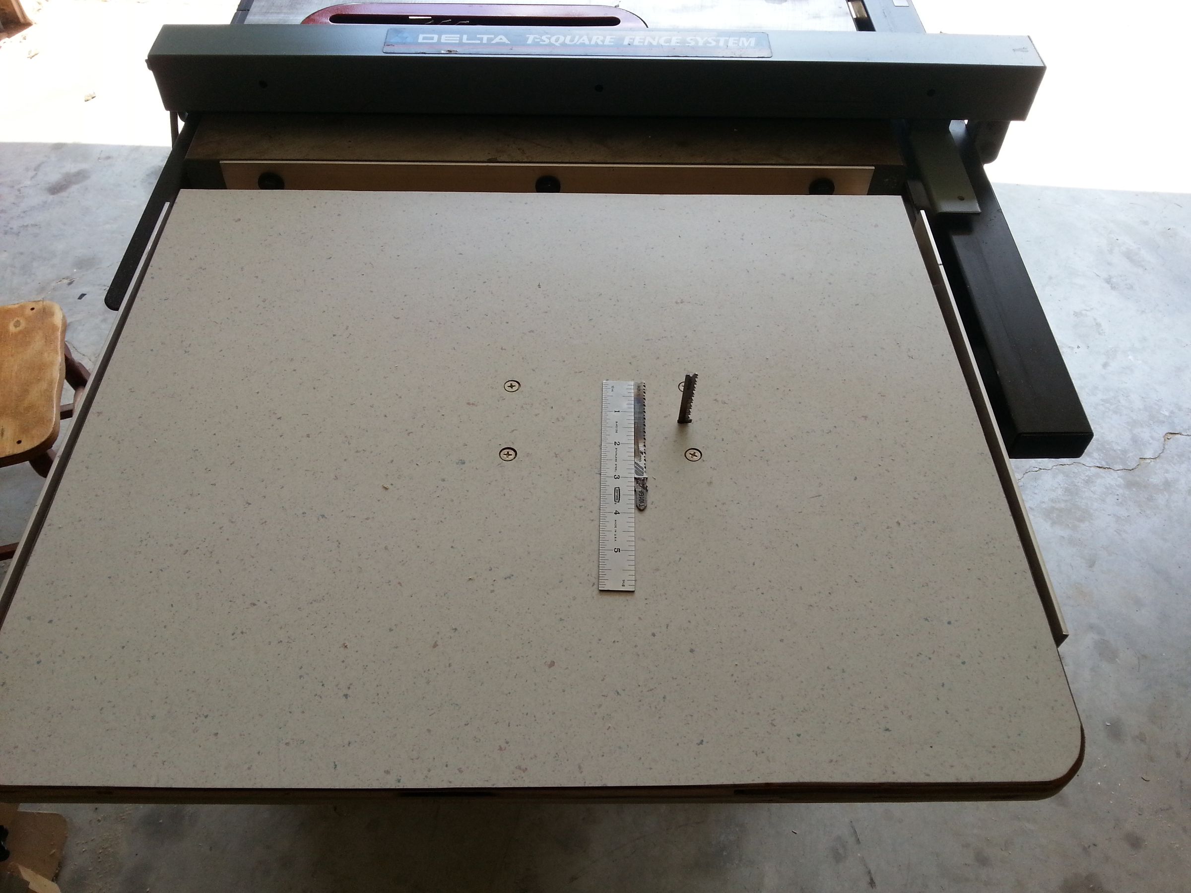Add a Jig Saw Table to Your Table Saw : 6 Steps (with Pictures ...