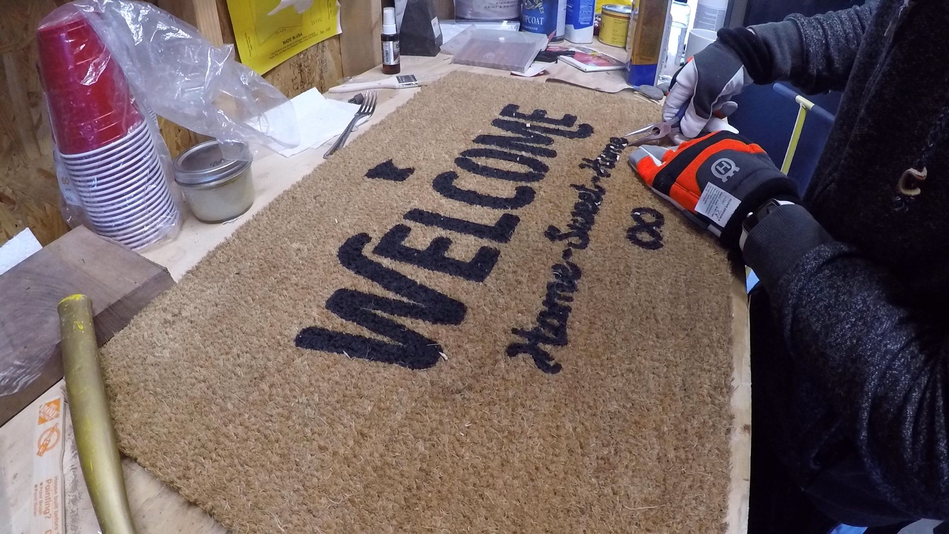 Making a Custom Welcome Mat : 9 Steps (with Pictures) - Instructables