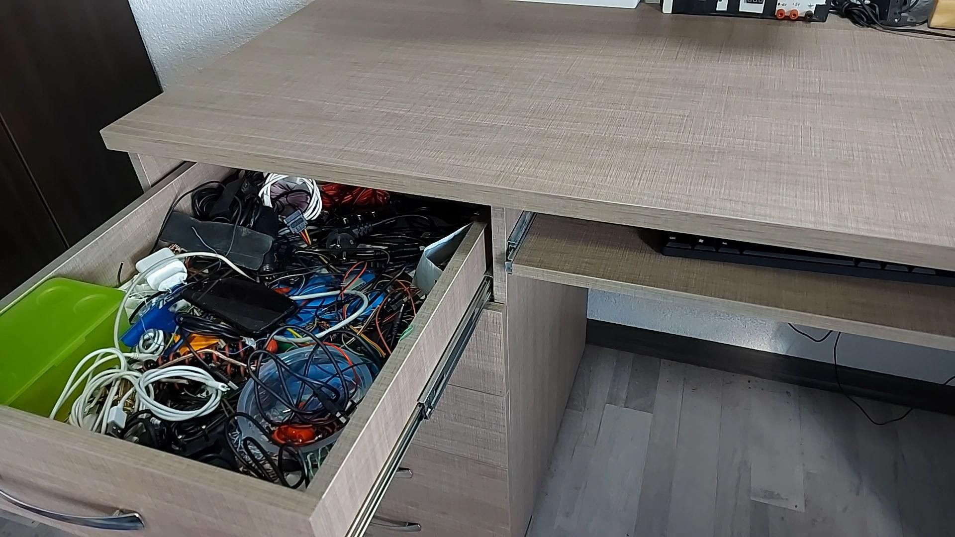 Super Simple DIY Cable Organizer System for Drawers From Toilet Rolls ...