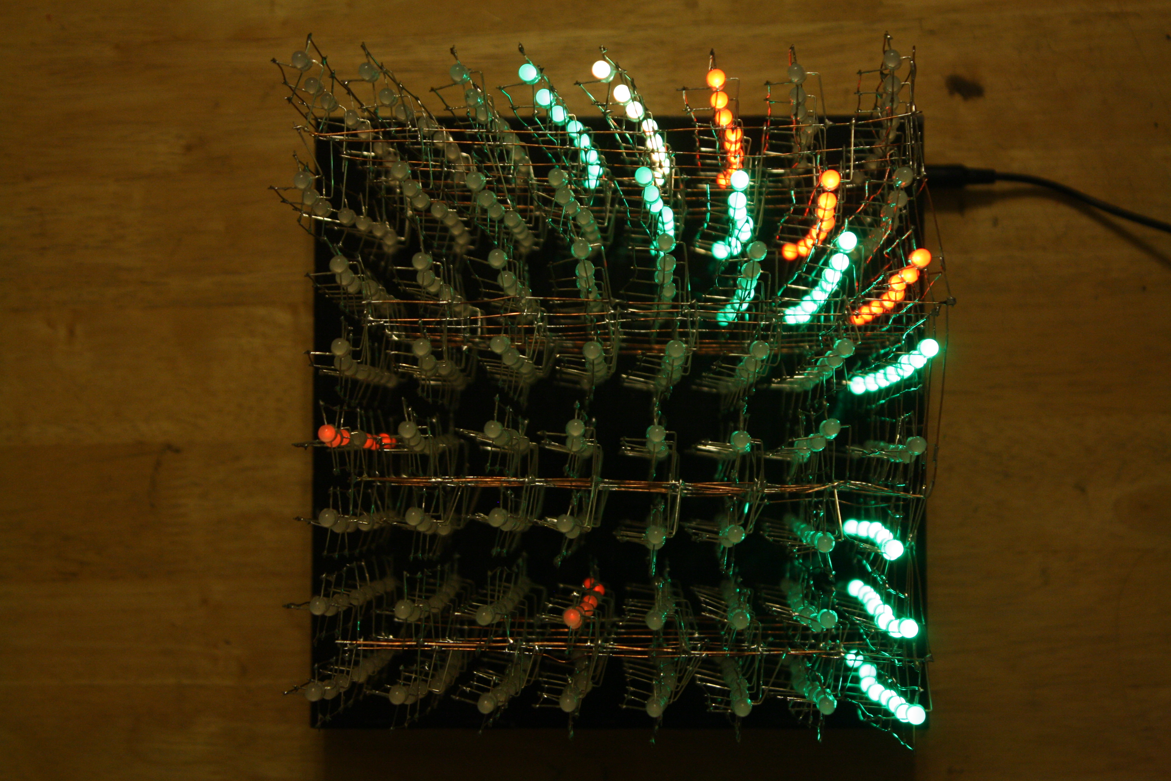 RGB 8x8x8 LED Cube : 9 Steps (with Pictures) - Instructables