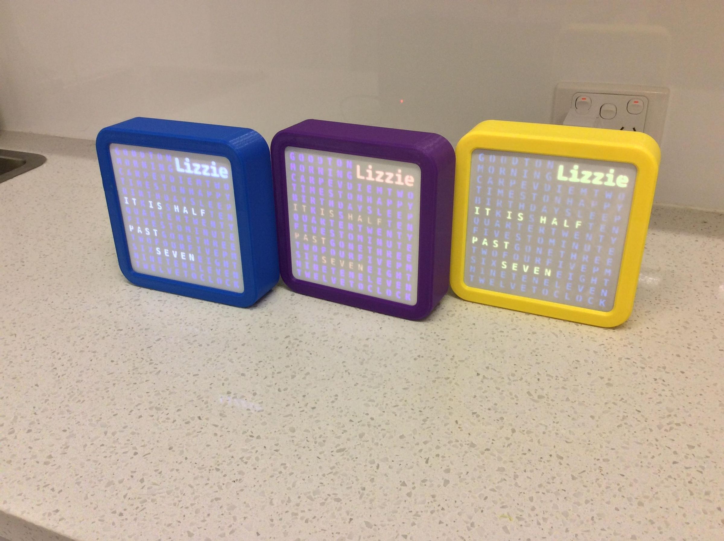 3D Printed Personalised Word Clock : 8 Steps (with Pictures ...
