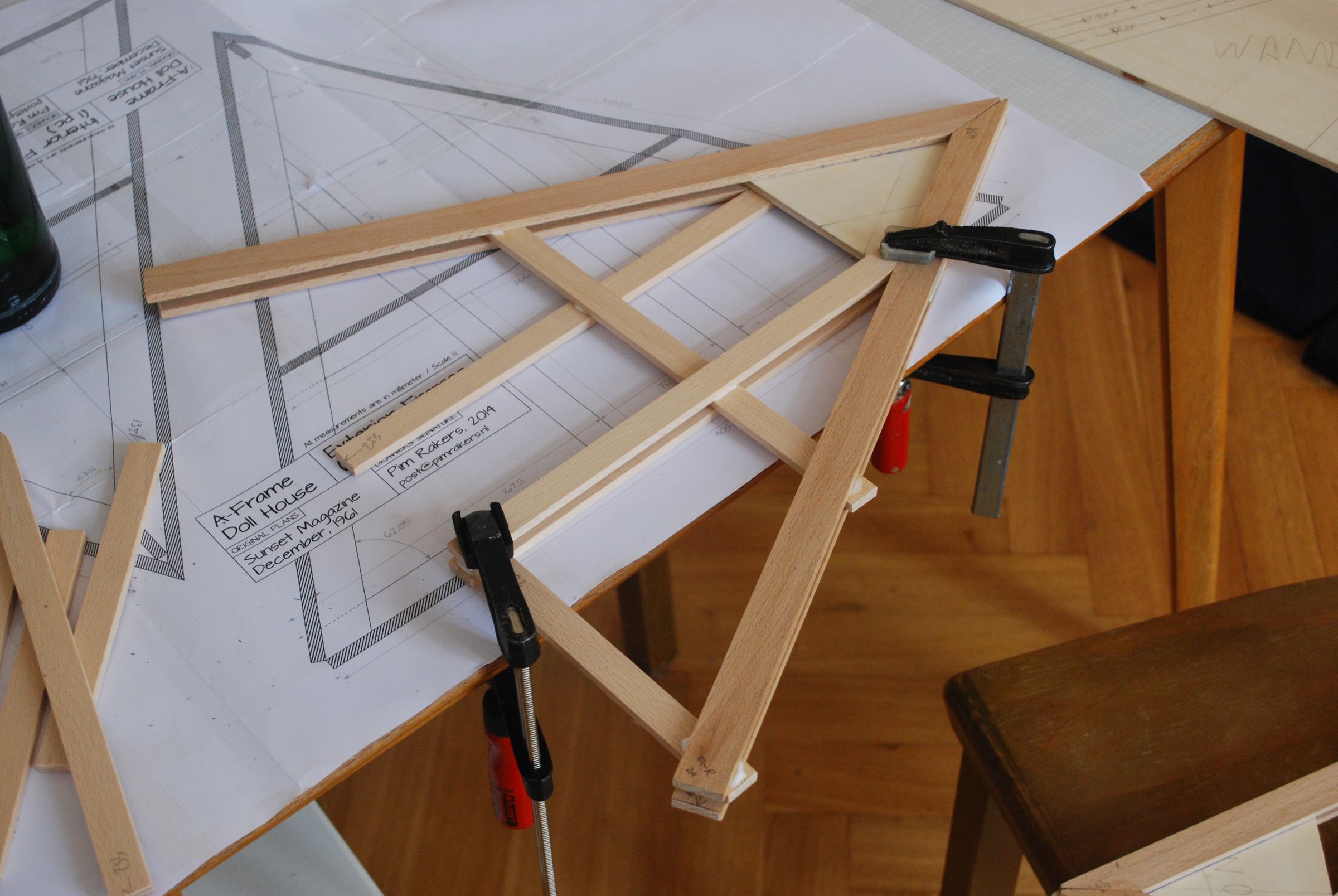 Vintage A-Frame Dollhouse (collapsable) : 5 Steps (with Pictures ...