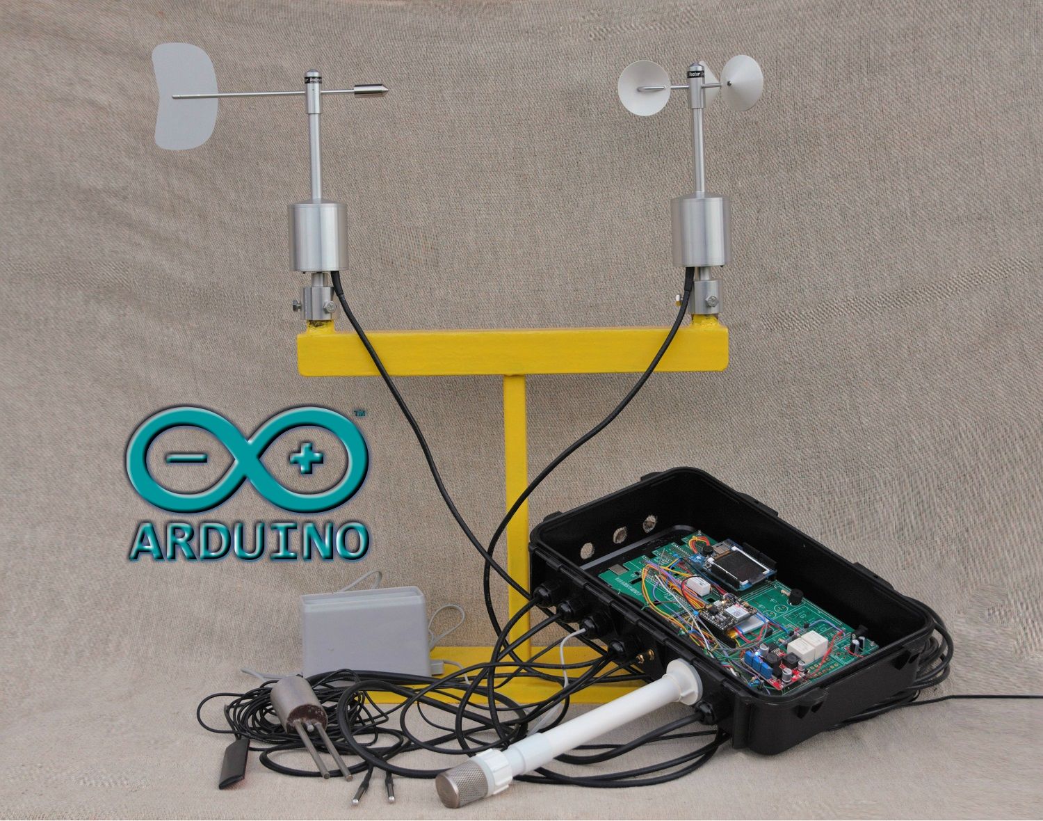 Arduino GPRS Weather Station - Part 2: Upgraded Wind Sensors and ...