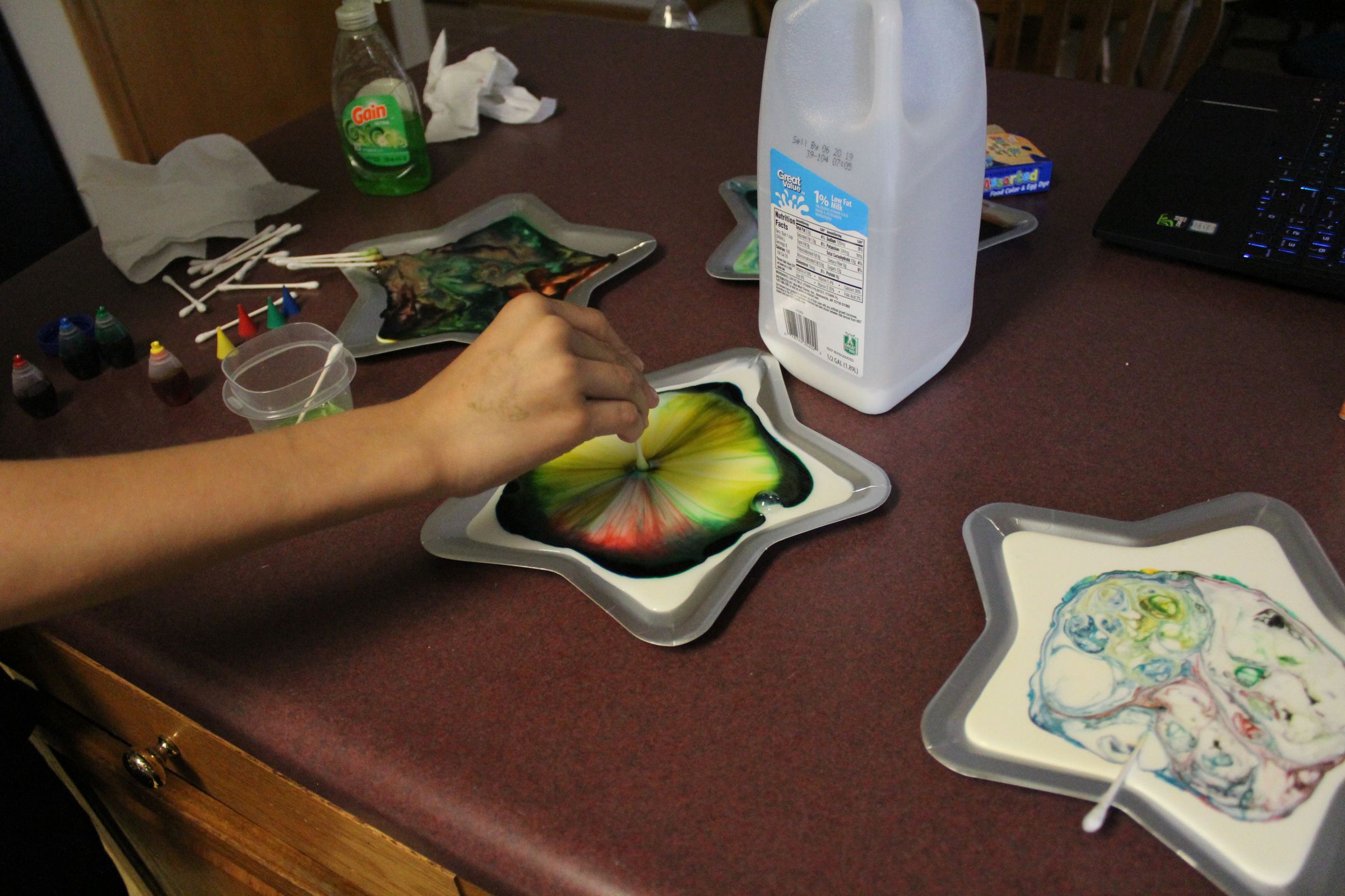 Rainbow Milk Experiment - Instructables