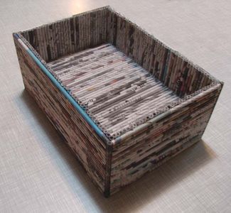Recycled Newspaper Box With Hidden Drawer (with Pictures) - Instructables