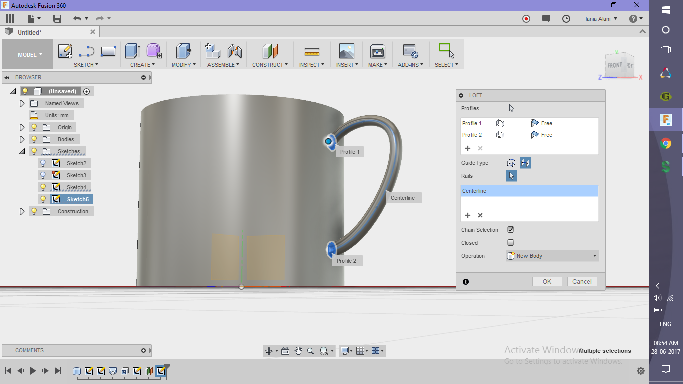 Creating a Coffee Mug Using Fusion 360: One of the Simplest Things to ...
