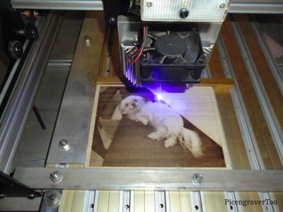 Shapeoko 2, Arduino UNO R3, Grbl 9g, 8bit Laser Diode Photo Engraving : 13 Steps (with Pictures ...