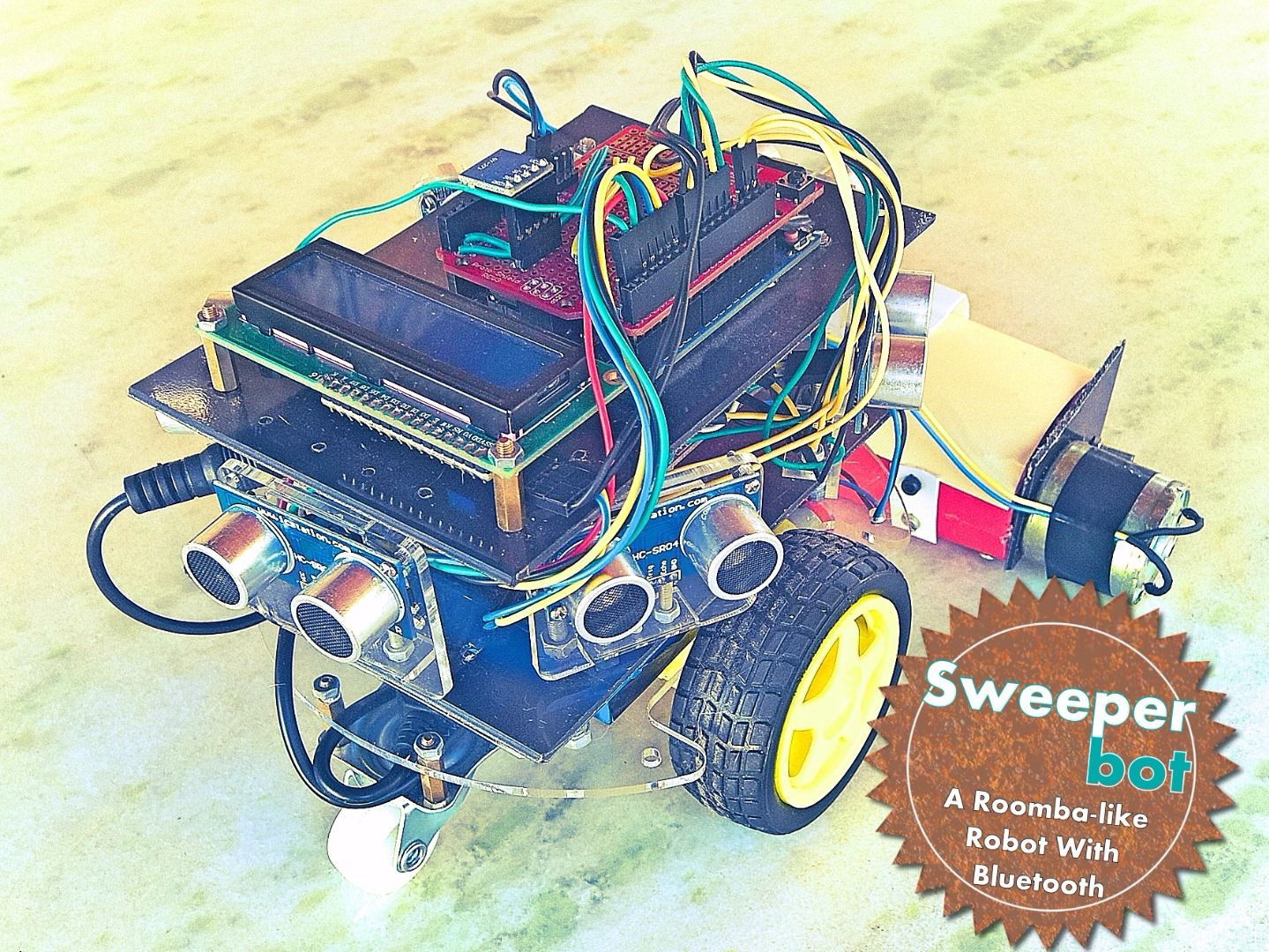 Homemade Cleanning Robot With Bluetooth : 5 Steps - Instructables