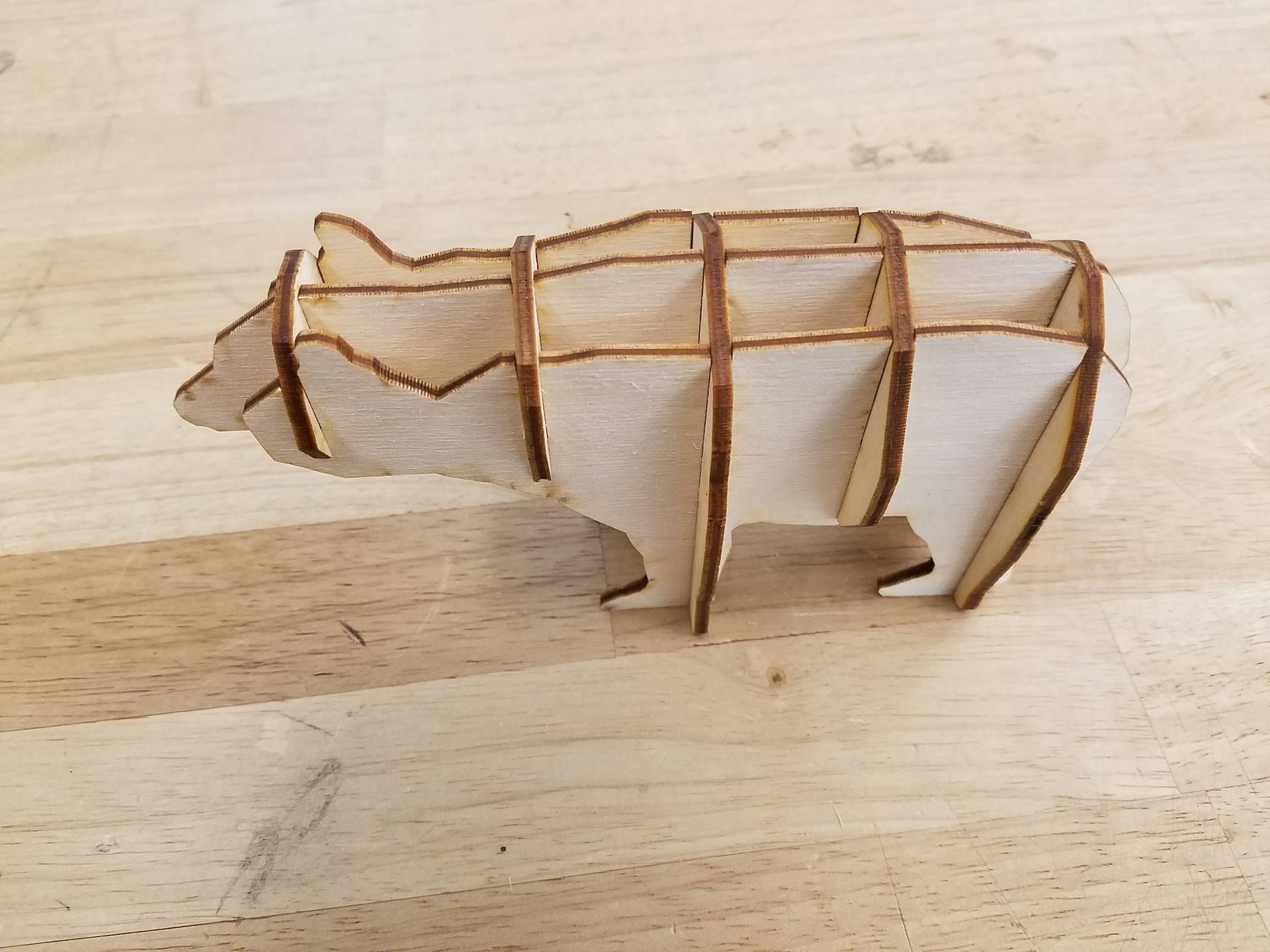 Laser Cut Bear : 3 Steps (with Pictures) - Instructables