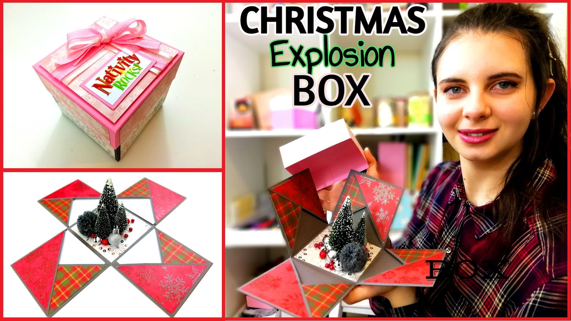 How to Make an Explosion Box for Christmas | DIY Paper Crafts : 8 Steps ...