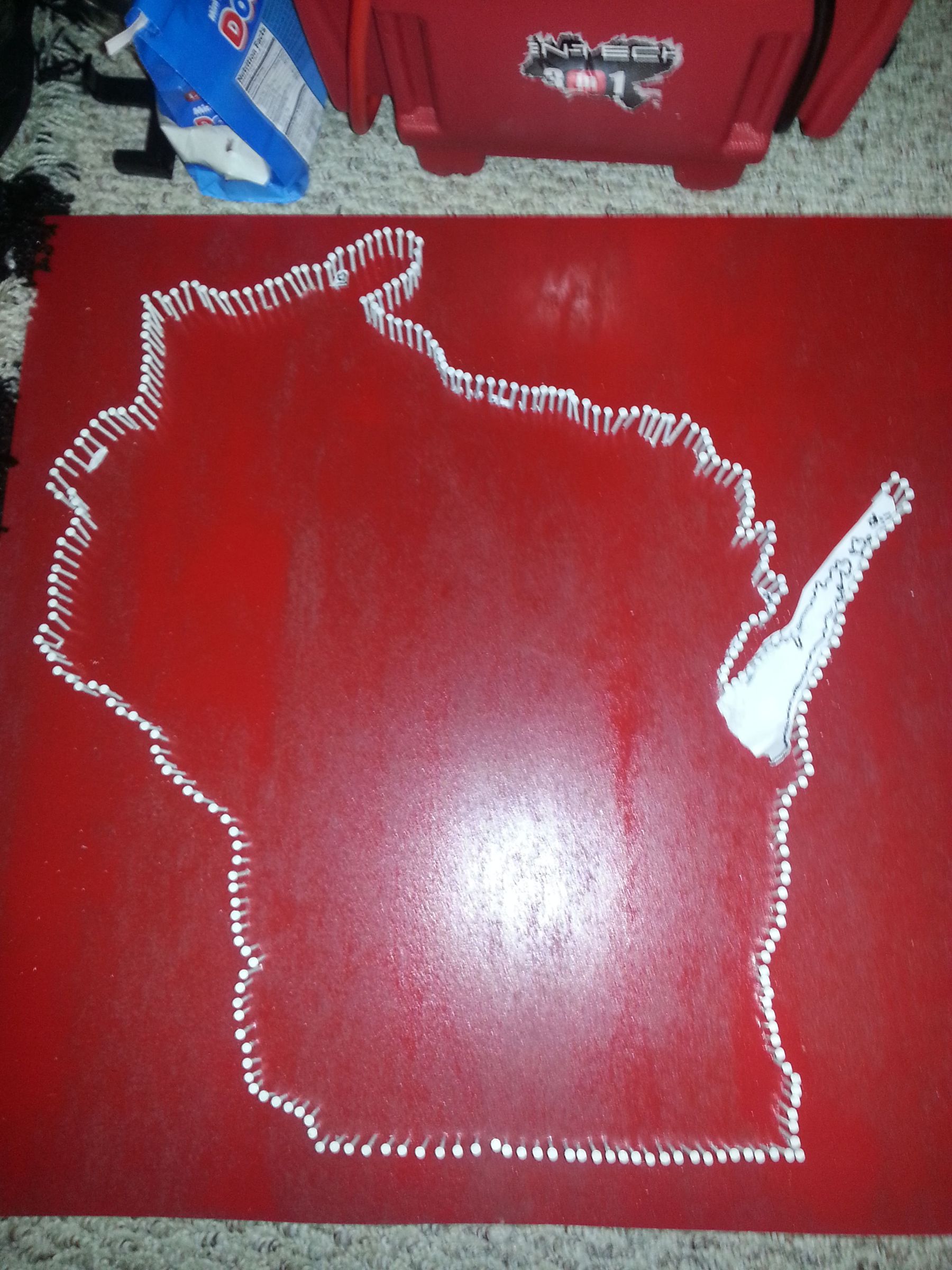 Wisconsin State String Art : 4 Steps - Instructables