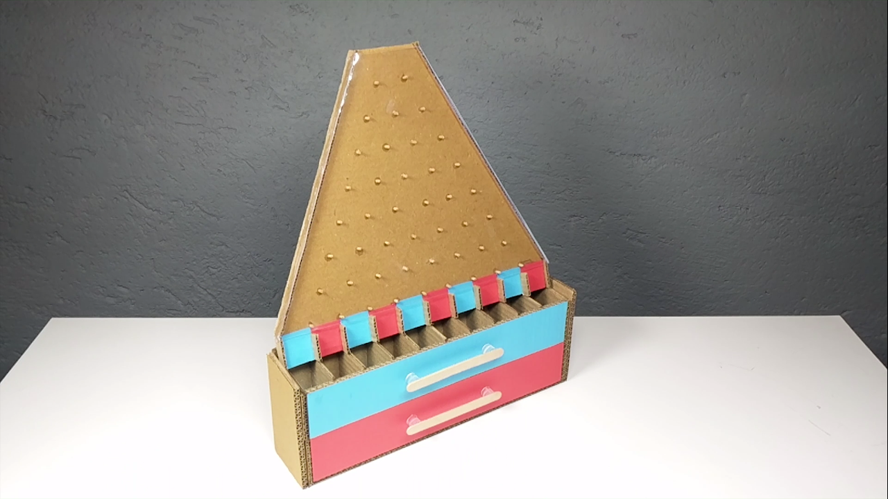 How to Make PLINKO Money Making Board Game From Cardboard DIY : 18 ...
