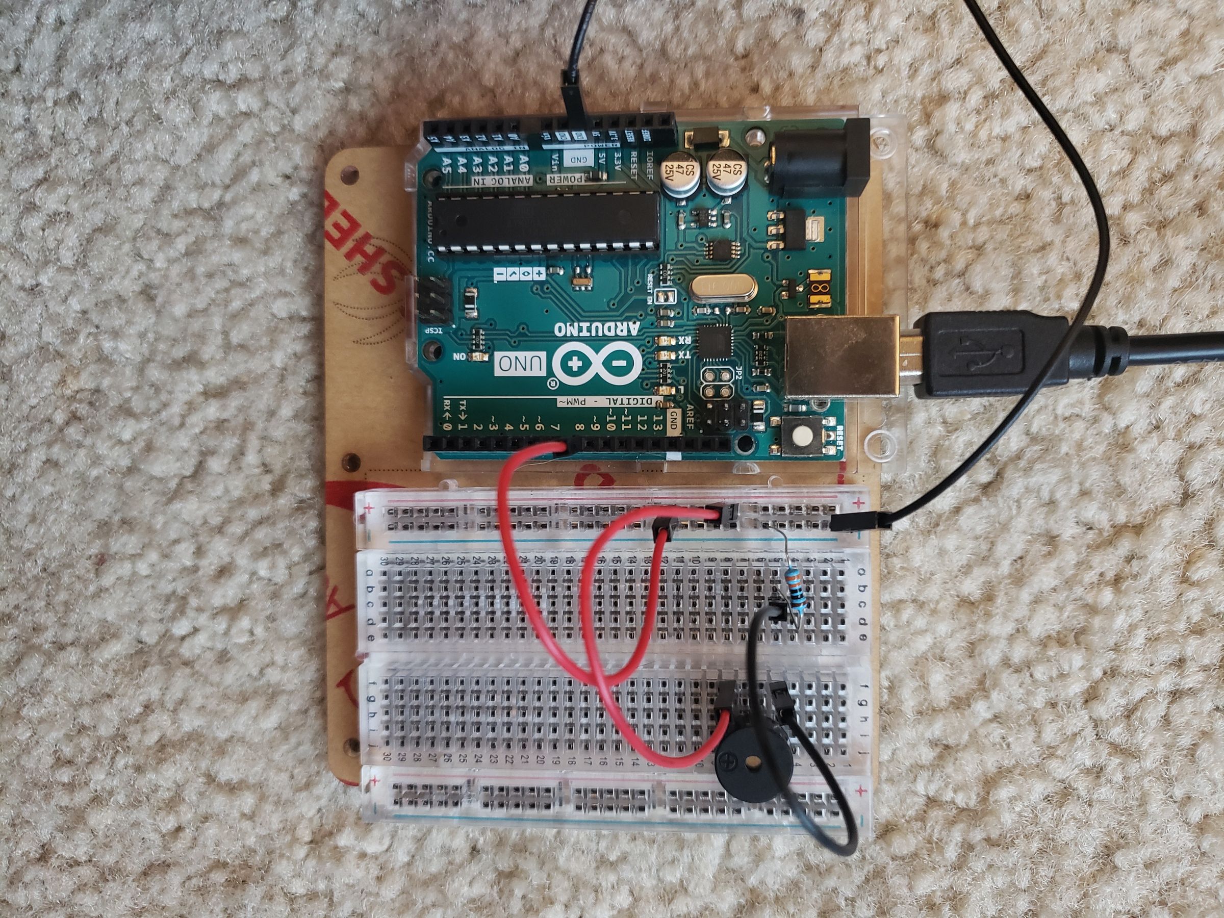 Arduino - Piezo Three Button Piano : 4 Steps - Instructables