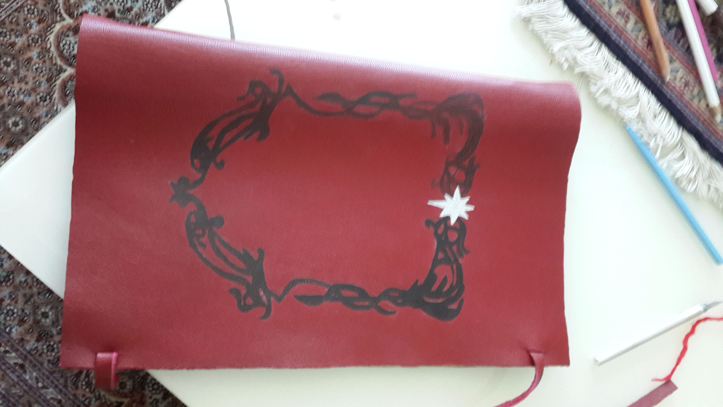 The Red Book of Westmarch the Hobbit Lord of the Rings Book Leather ...