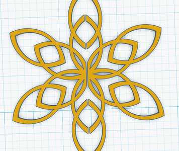 How to Make a 3D Printed 6 Pointed Snowflake : 8 Steps (with Pictures ...