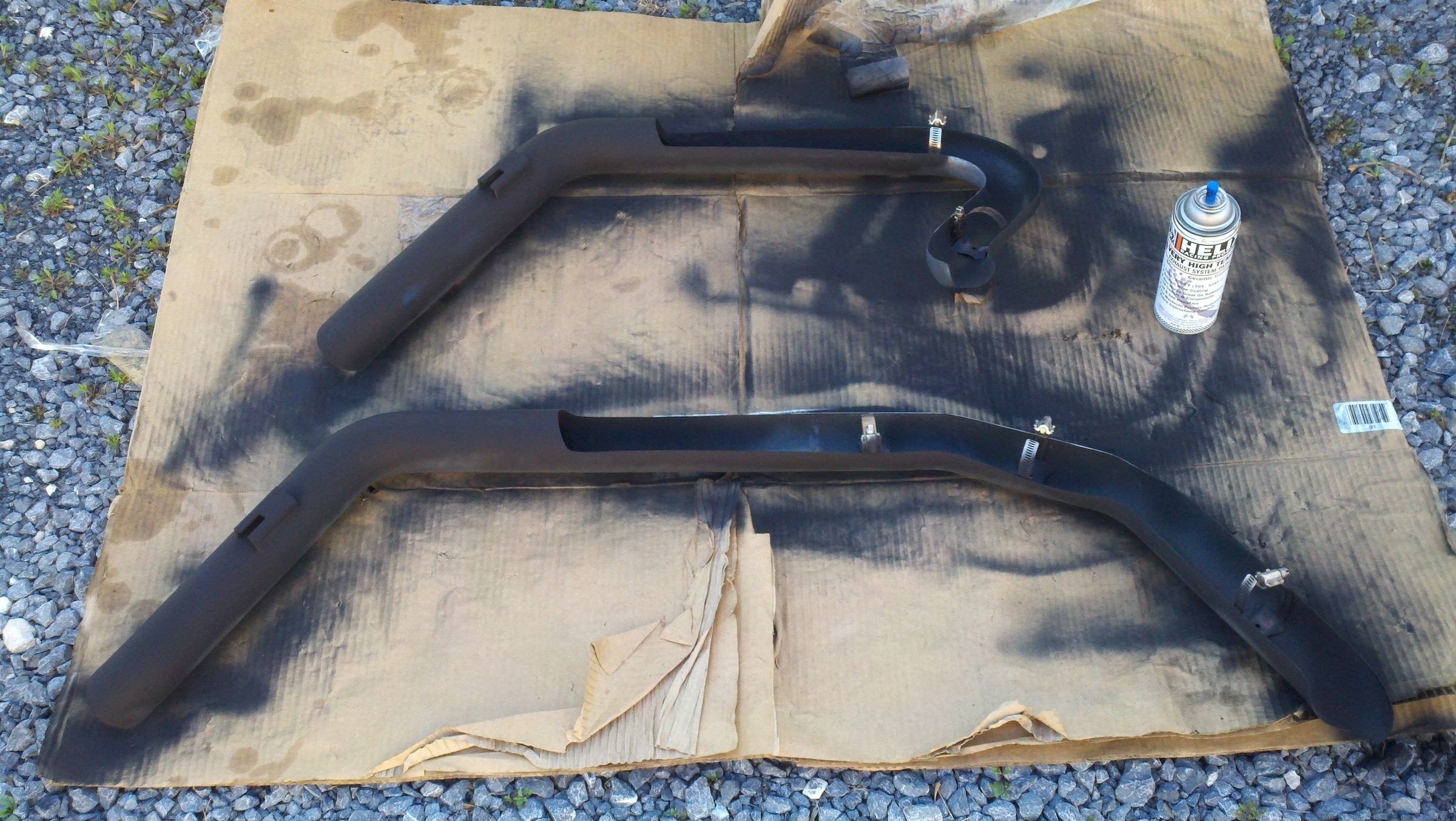 How to Repair and Repaint Motorcycle Exhaust Pipes : 5 Steps (with ...