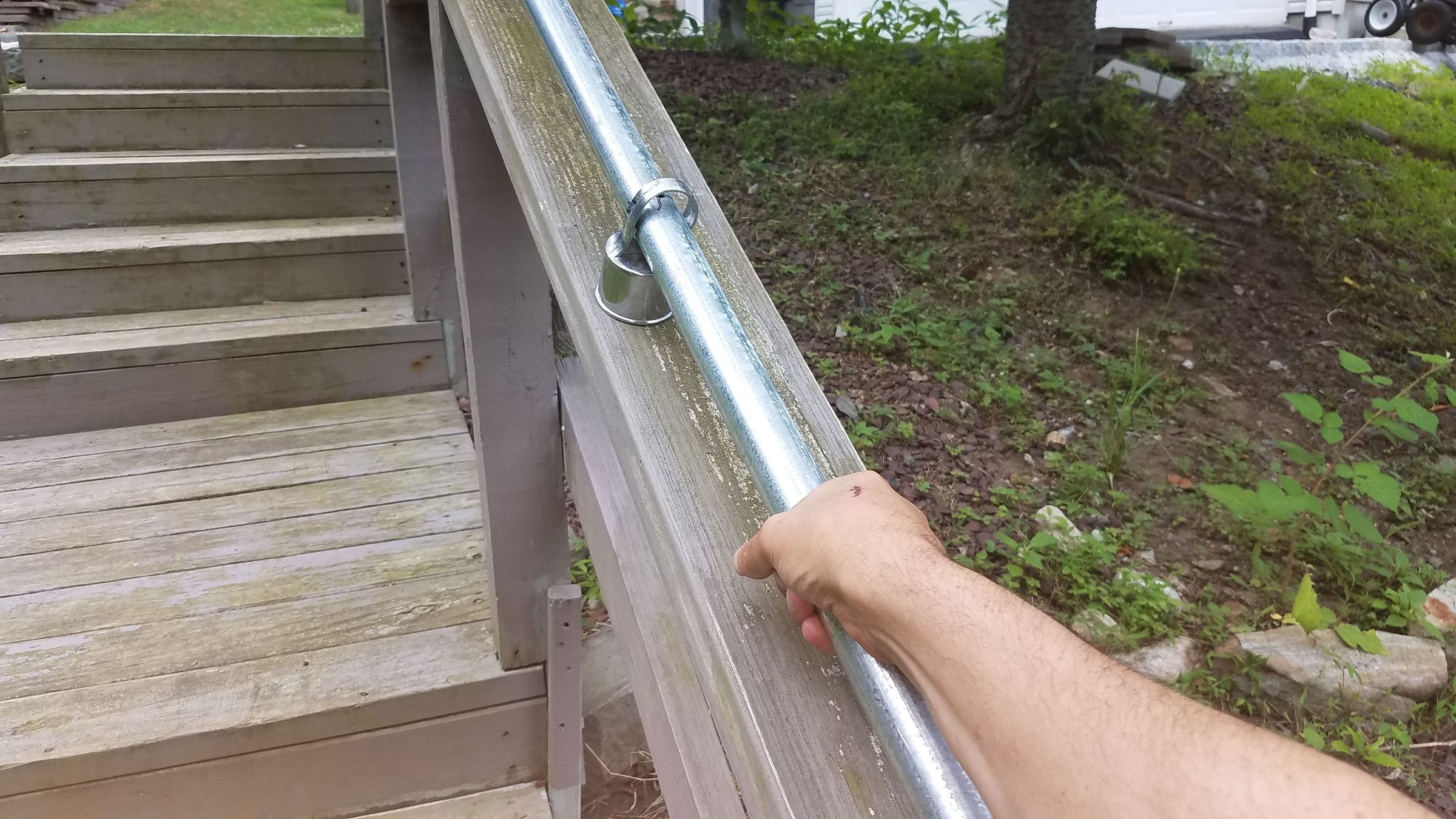 Simple Exterior Handrail (for Less Than $100) : 6 Steps (with Pictures ...