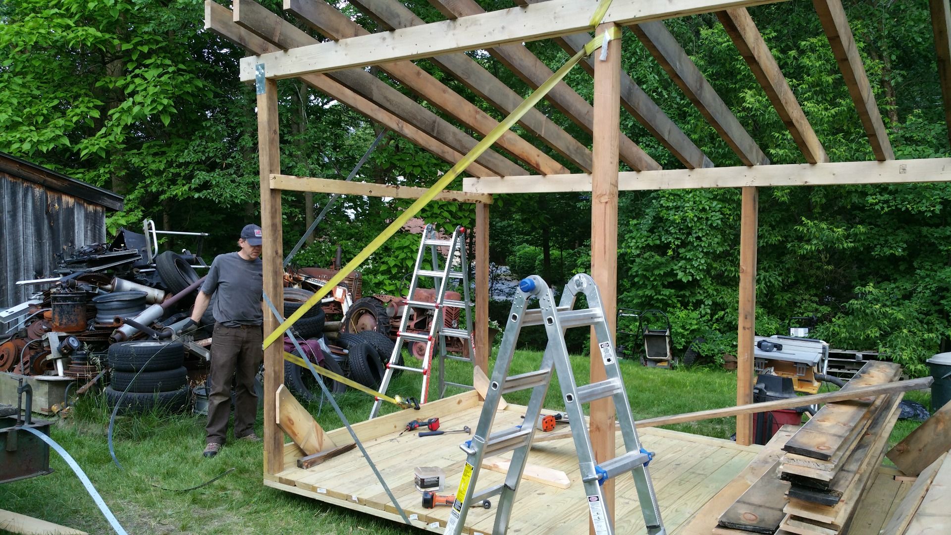 Build a Portable Rough-Sawn Shed : 15 Steps (with Pictures) - Instructables