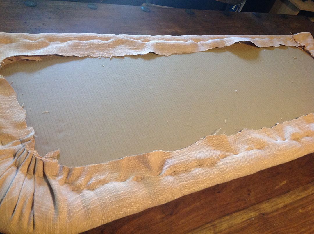 Simple Headboard Using Cardboard Base : 5 Steps (with Pictures ...