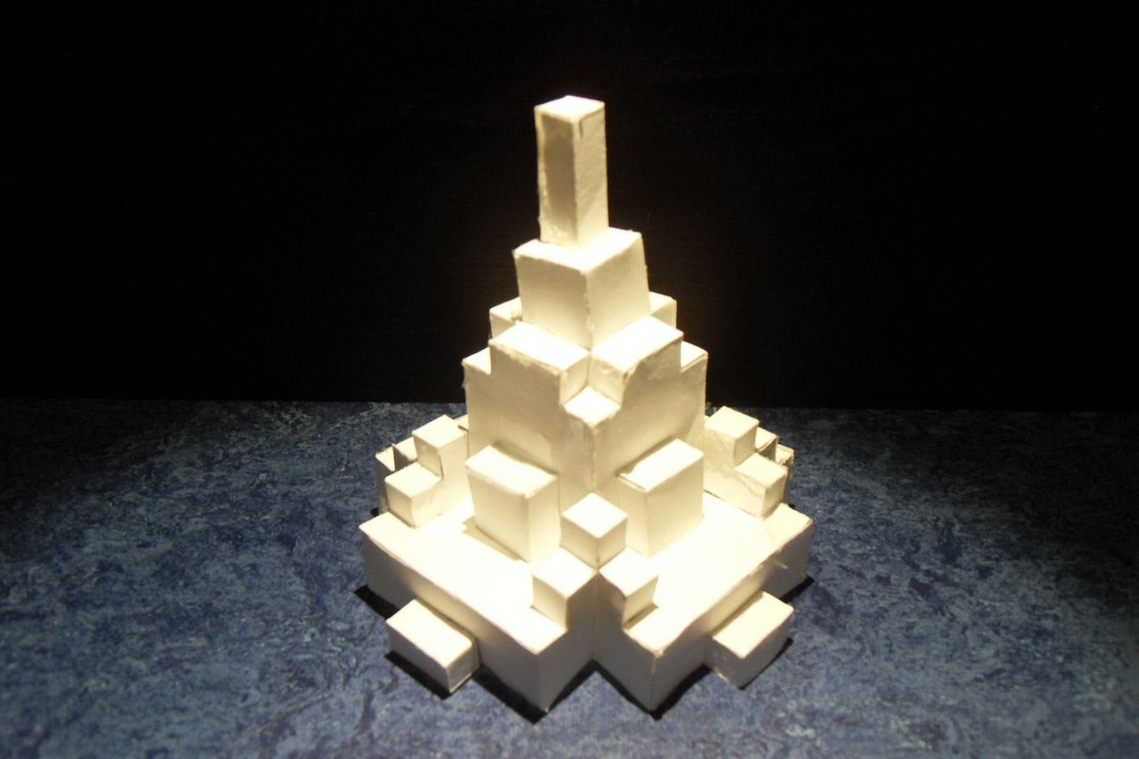 3D Building Papercraft With Grid Paper!! : 7 Steps (with Pictures ...