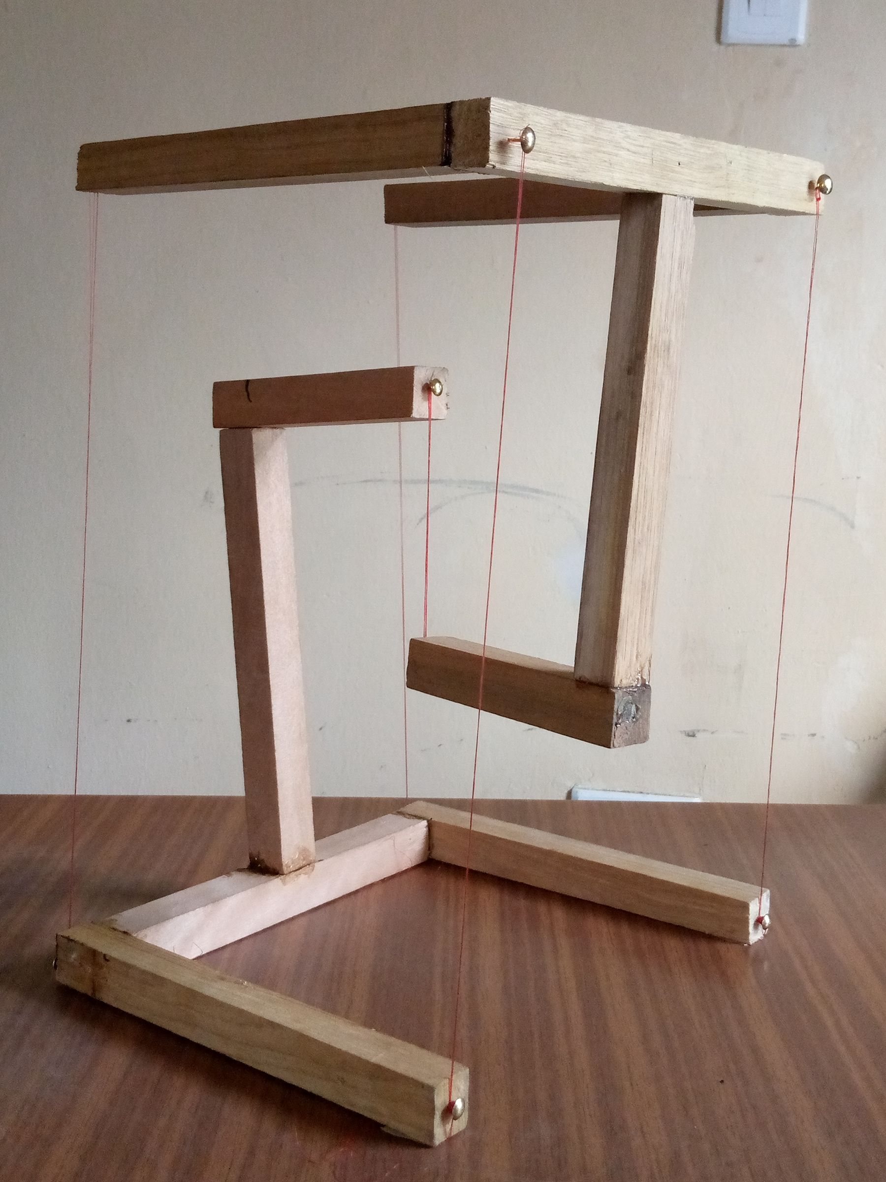 Scraps and Physics of a Tensegrity Structure : 12 Steps - Instructables
