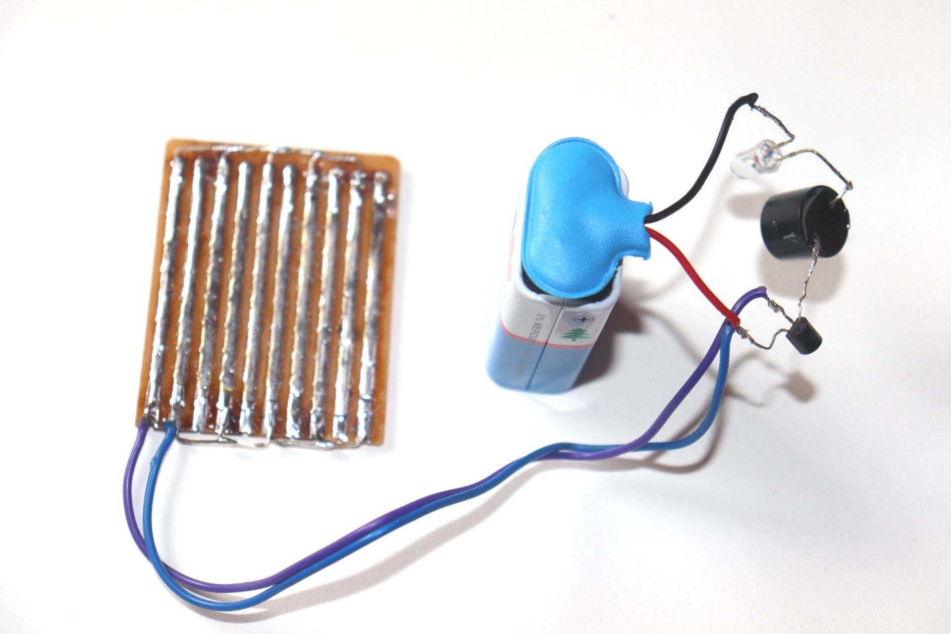 How to Make Rain Alarm Circuit Using BC547 Transistor : 10 Steps ...