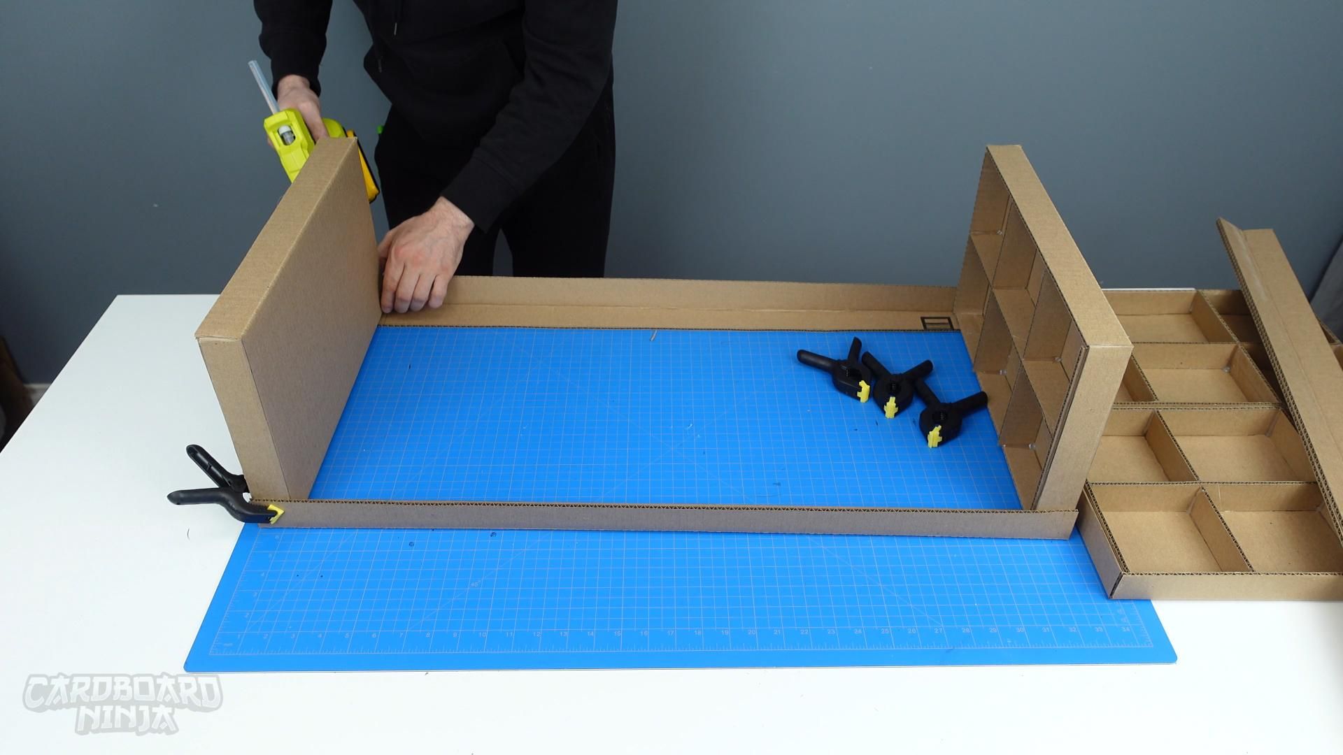 Cardboard Storage Shelf From Single Box : 10 Steps (with Pictures ...