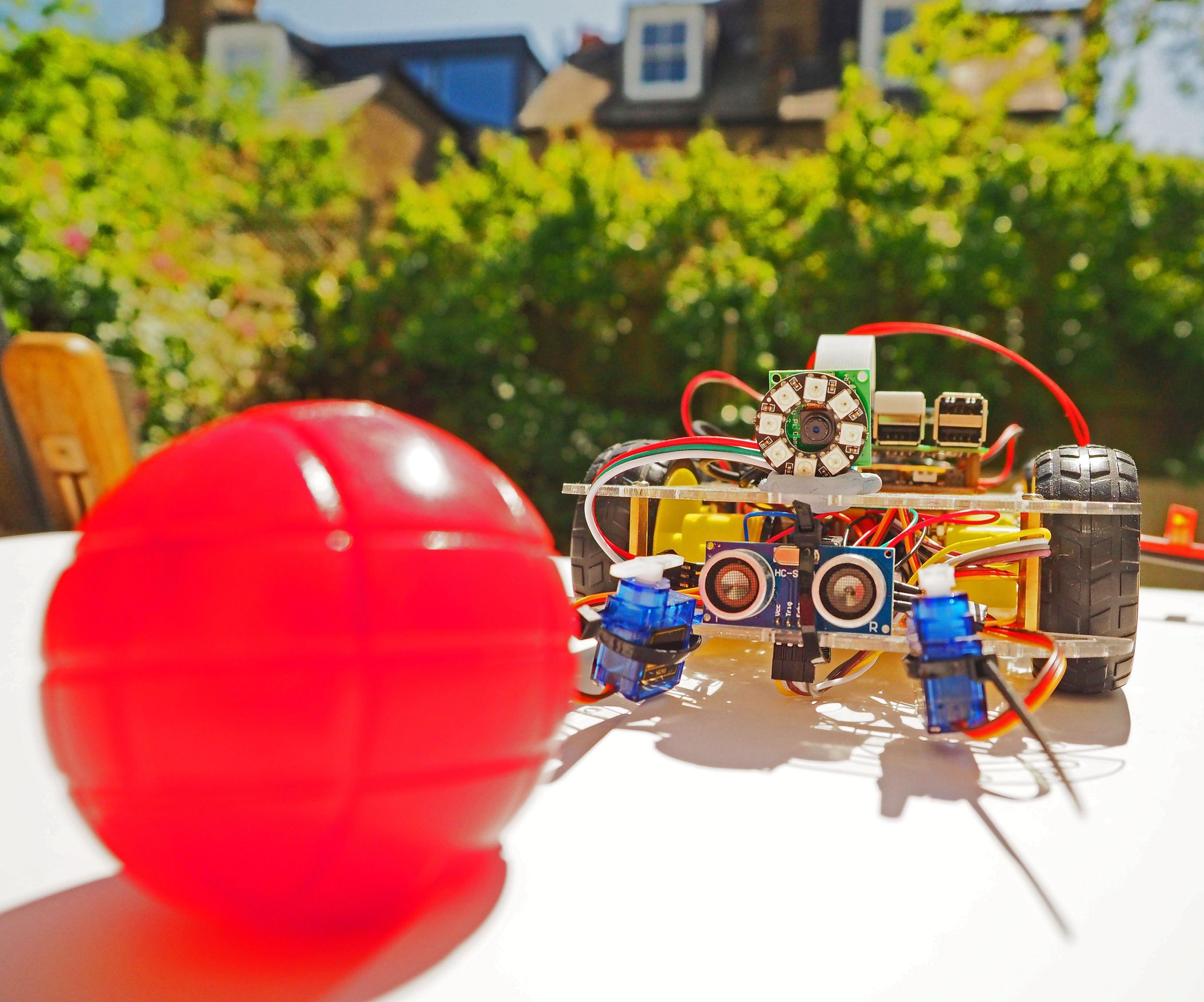 Autonomous Ball Chasing Rover Using Computer Vision : 11 Steps (with ...