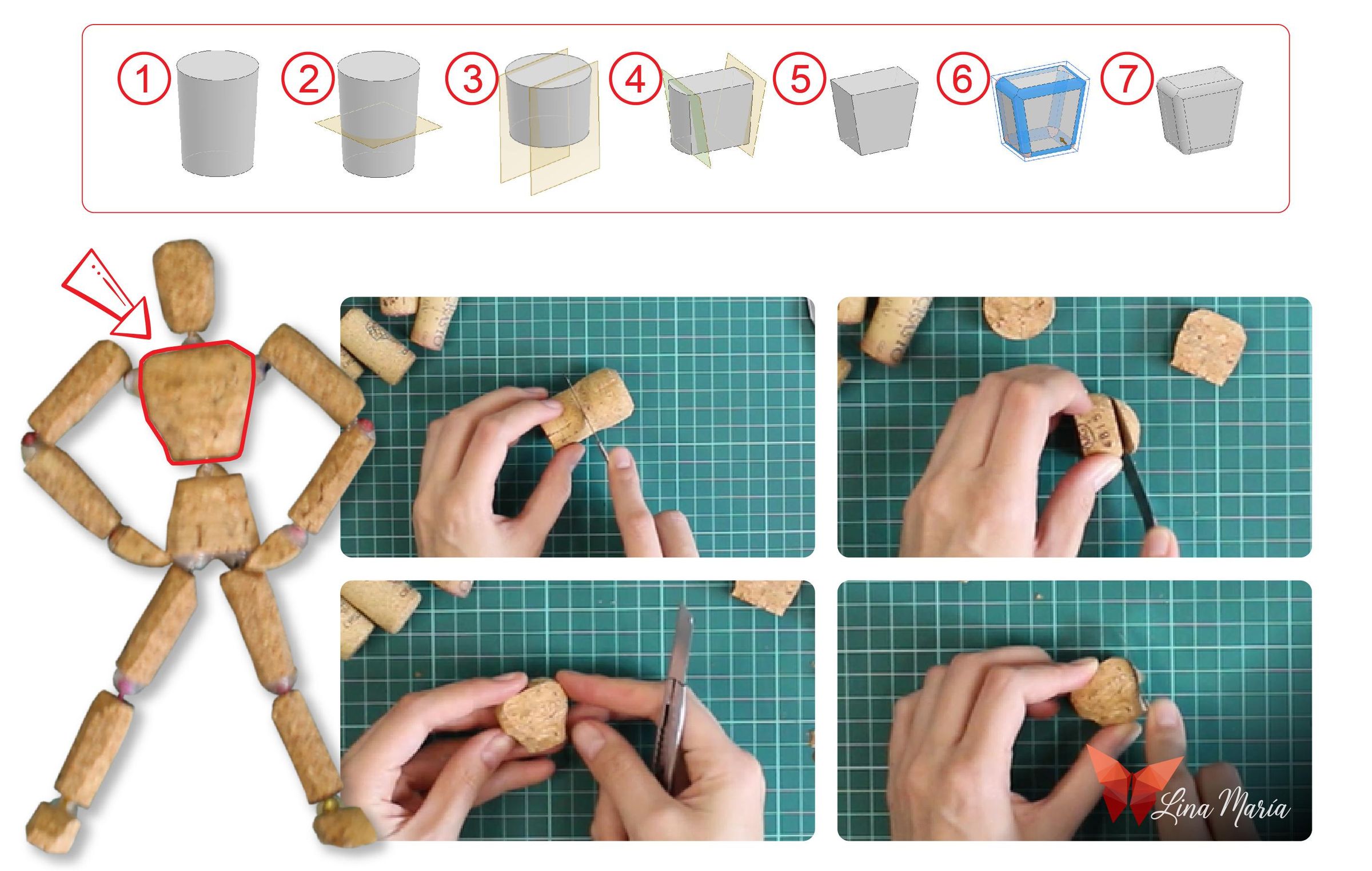 An Ergoman Made Out of Corks : 9 Steps (with Pictures) - Instructables