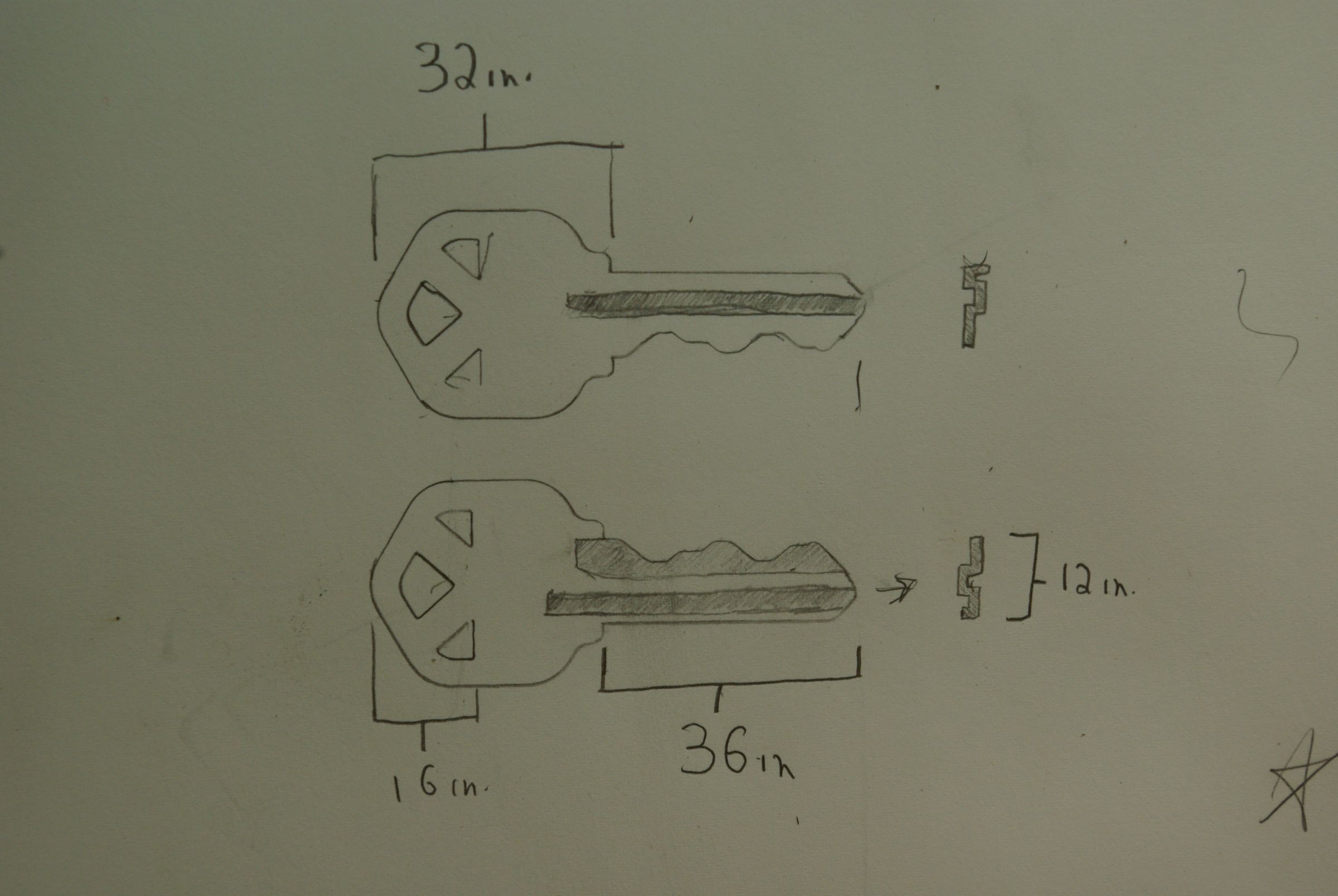 Giant Cardboard Key : 7 Steps (with Pictures) - Instructables