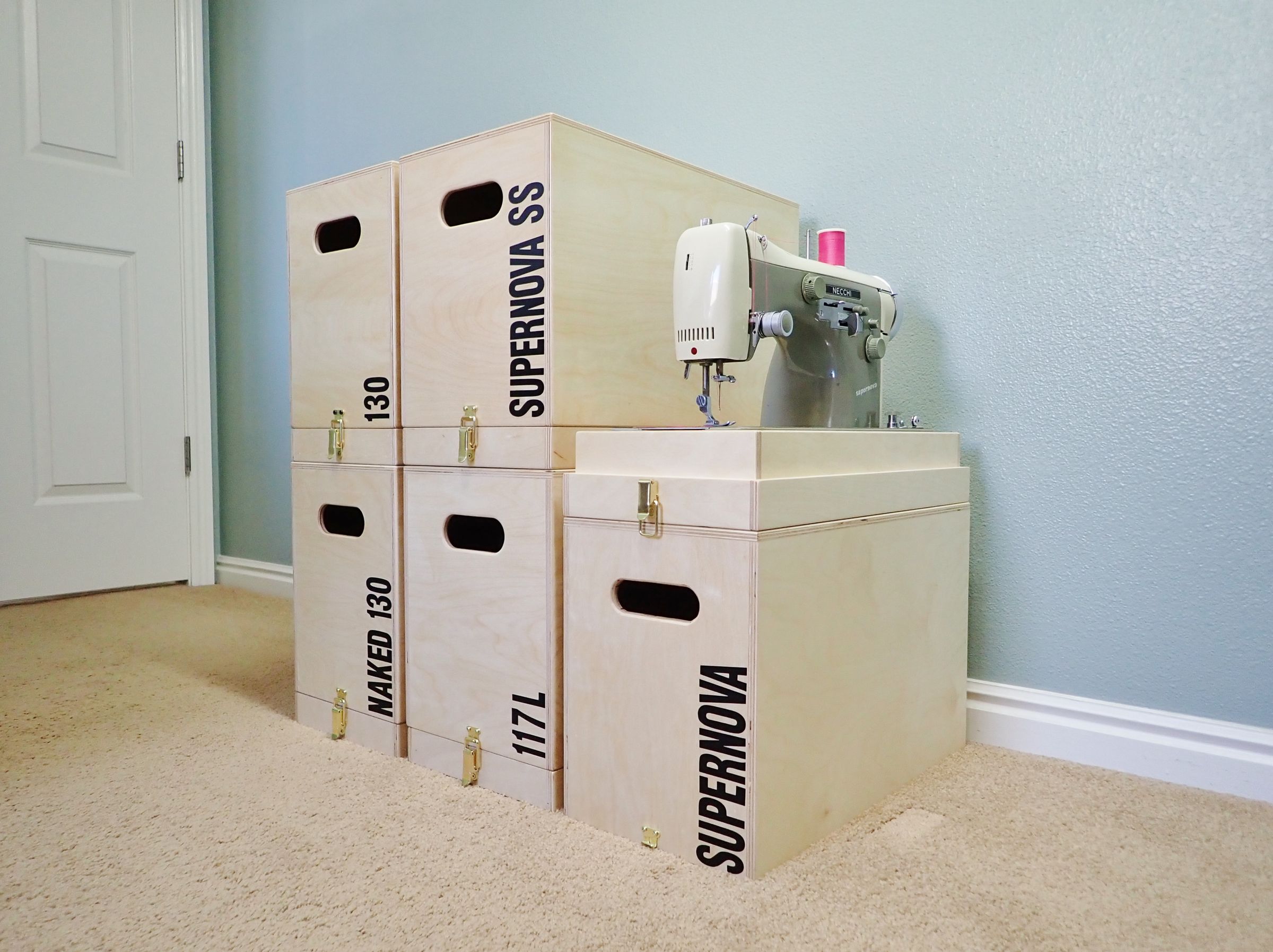 How to Make a Custom Sewing Machine Case : 18 Steps (with Pictures ...