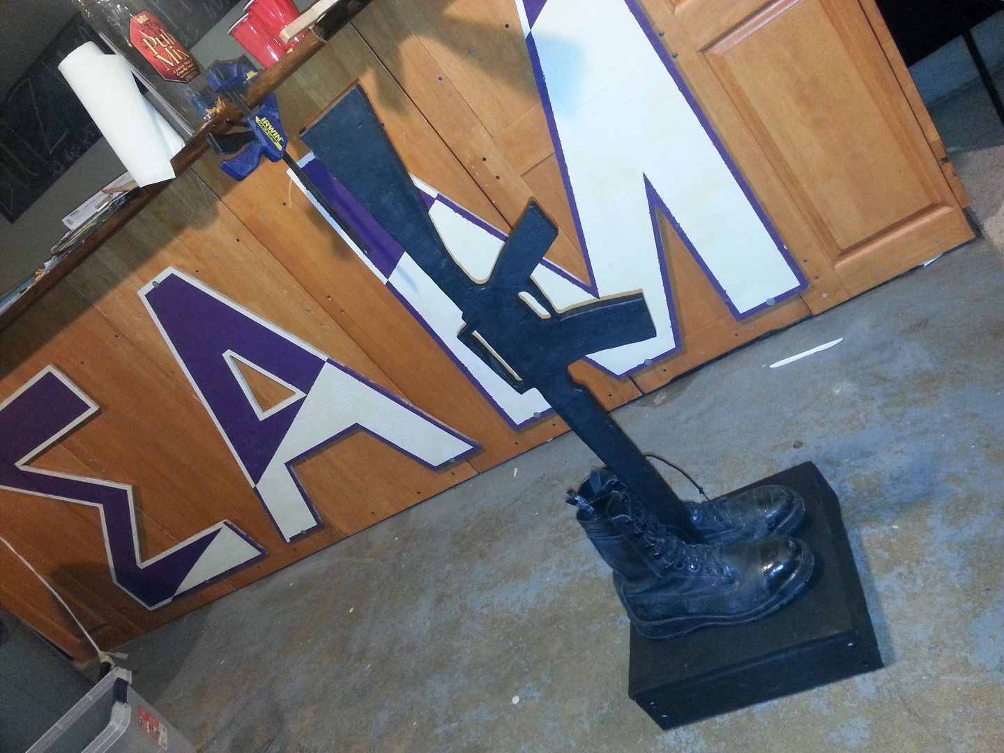 Fallen Warrior Symbol / Battlefield Cross / Memorial Day Symbol : 16 ...