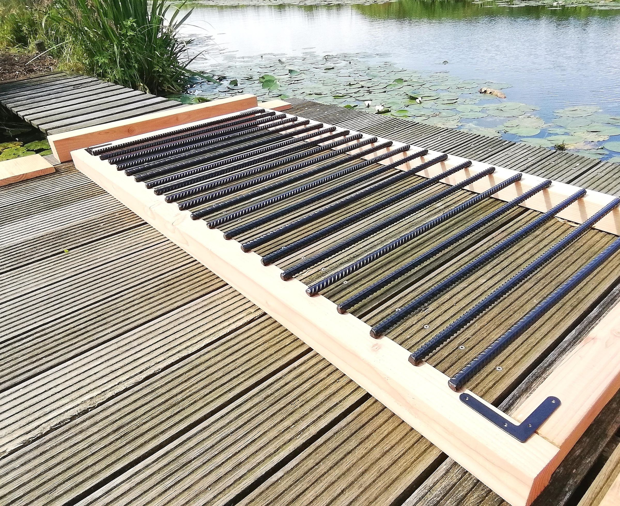 Fence Made From Rebar and Douglas Fir Wood : 23 Steps (with Pictures ...