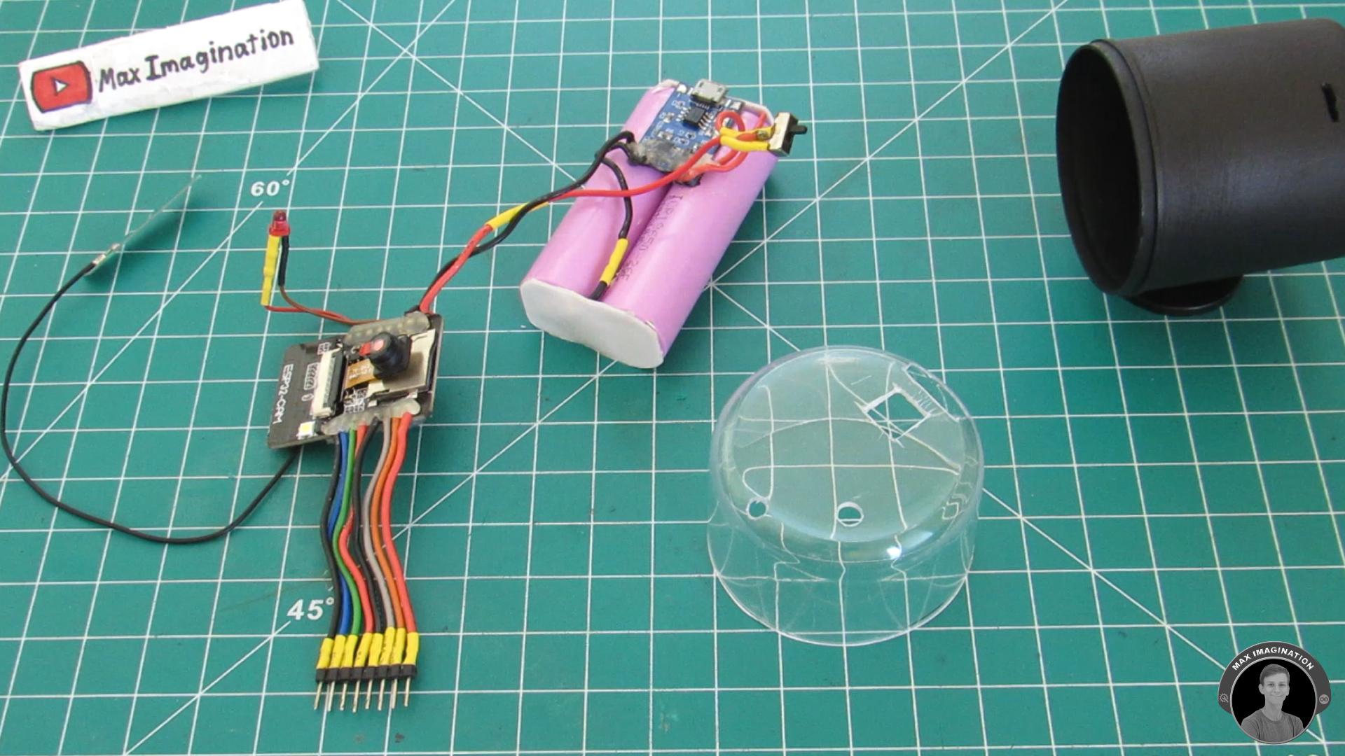 Make an ESP32 WiFi CCTV Camera in 22 Steps (ESP32-CAM) DIY Wireless ...