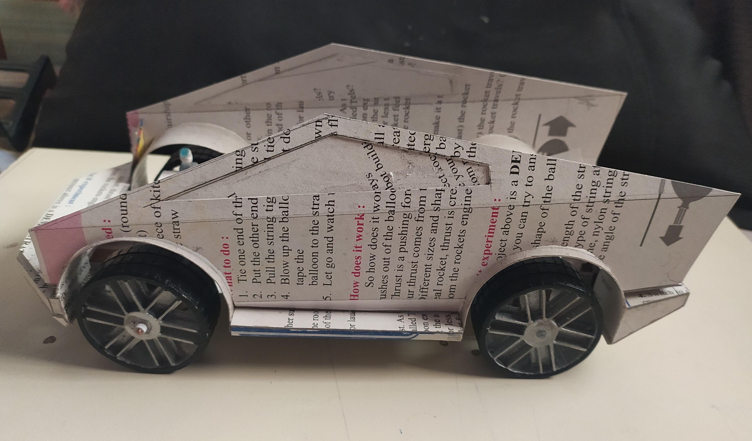 Tesla Cybertruck DIY Made of Cardboard : 6 Steps (with Pictures ...