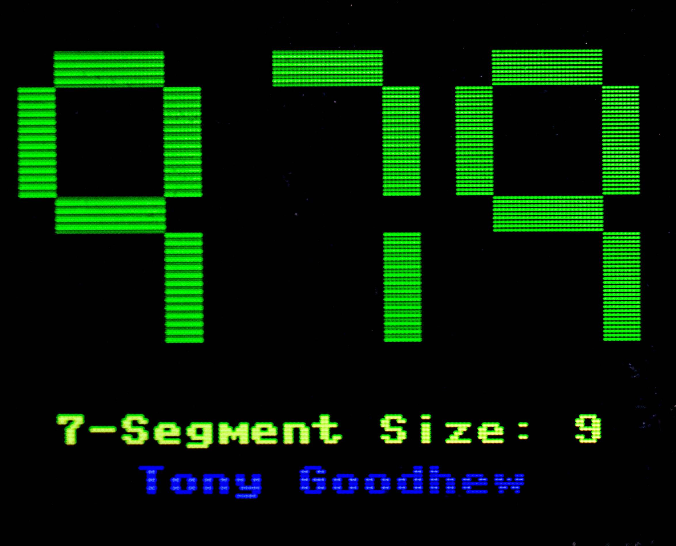 Simulated 7-Segment Numbers With Pico and Waveshare Display : 7 Steps ...