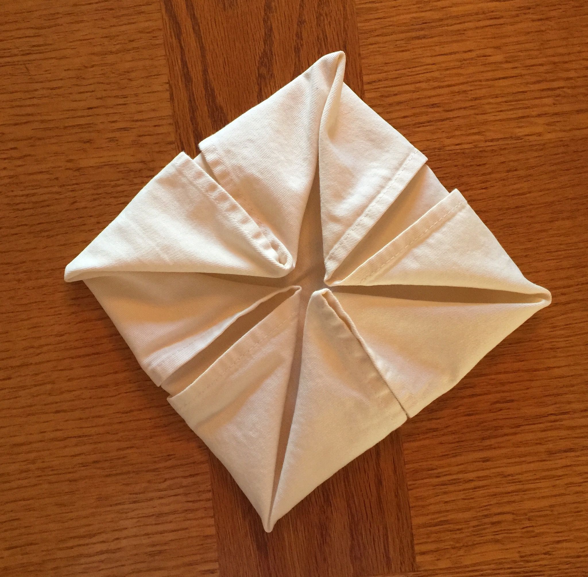 Napkin Folding - Flower : 9 Steps (with Pictures) - Instructables