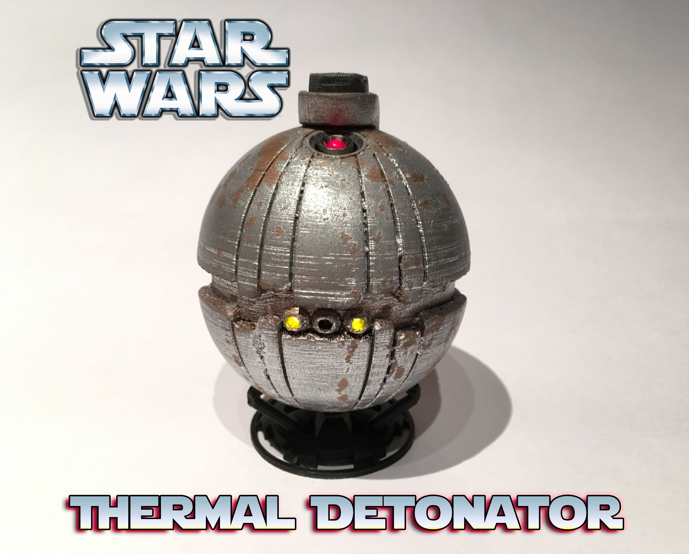 Star Wars Thermal Detonator 3d Printed : 4 Steps (with Pictures ...