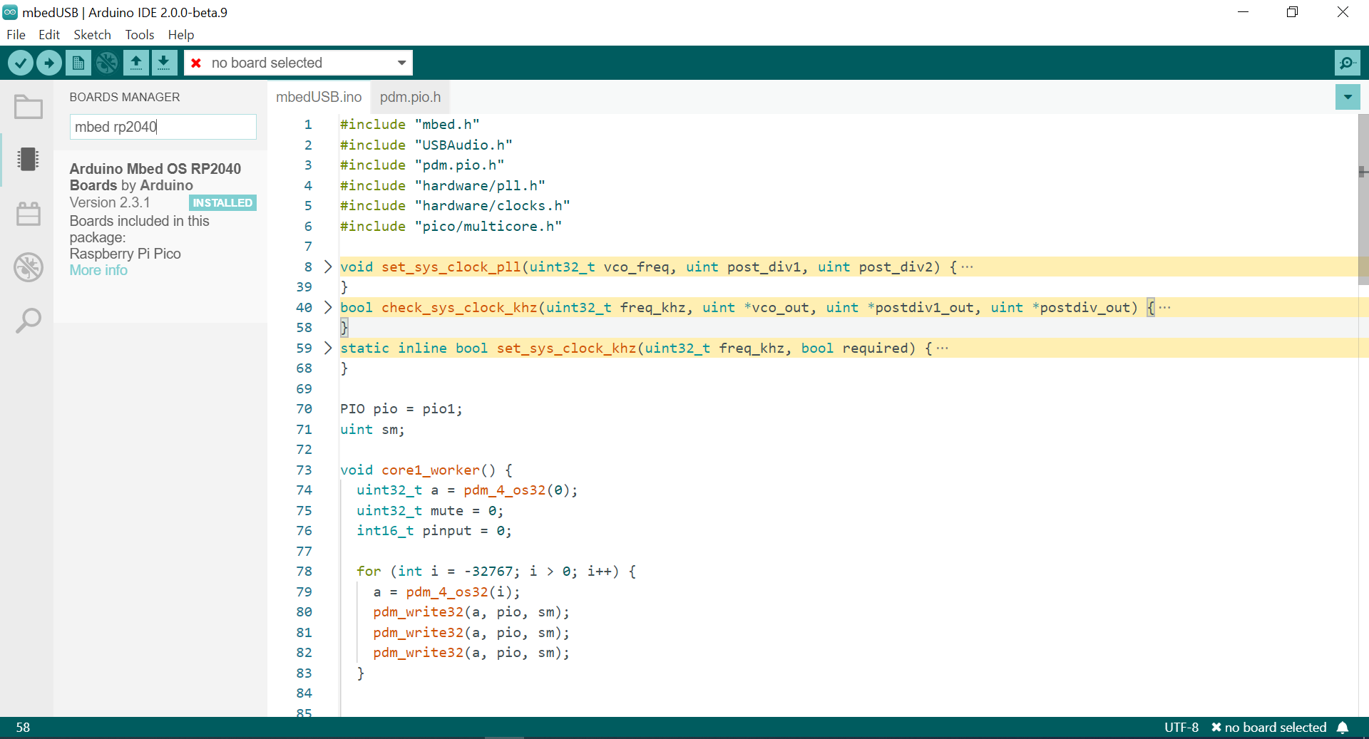 RP2040 USB Sound Card (Pulse Density Modulated Audio) : 3 Steps ...