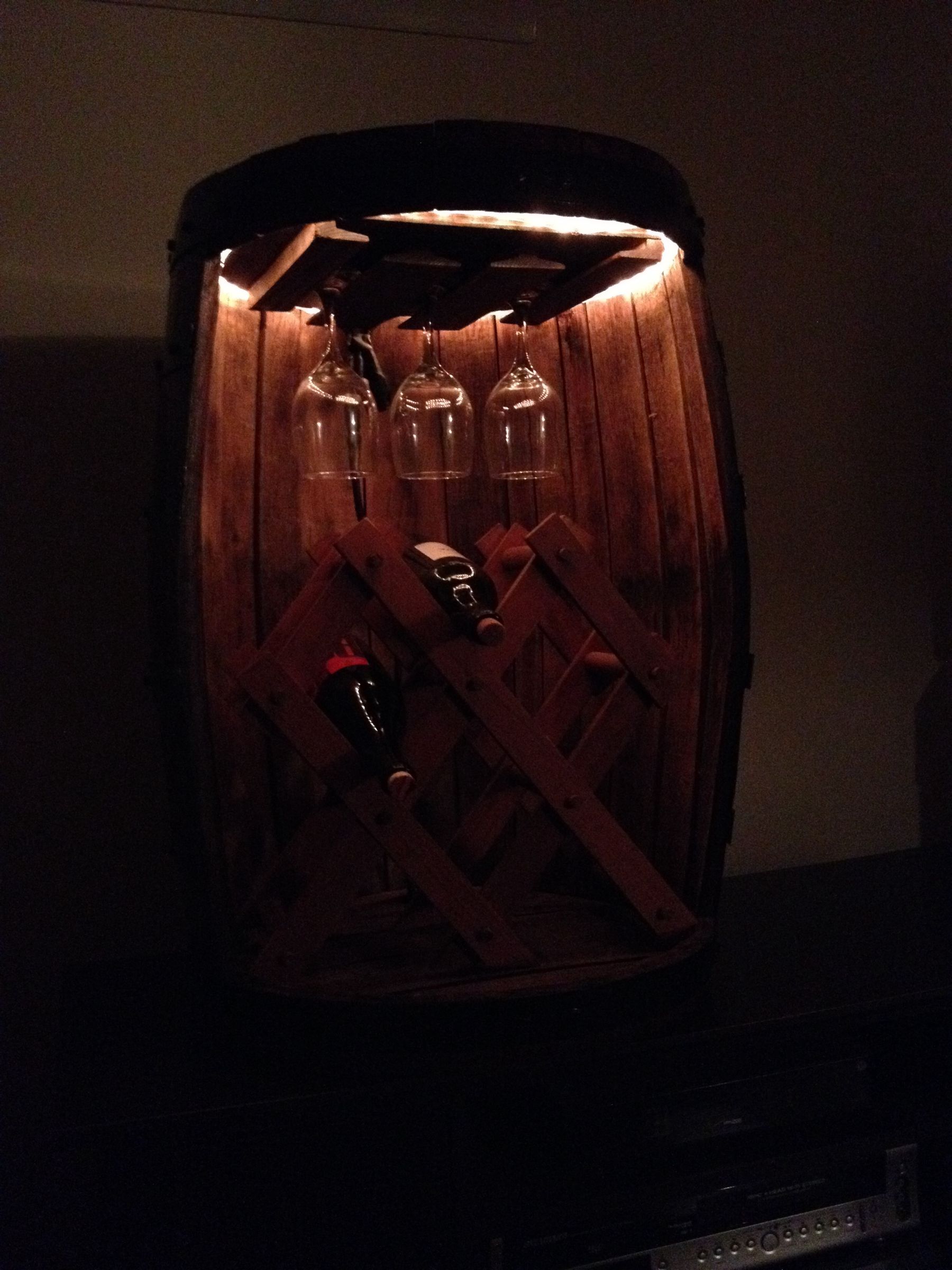 Wine Barrel Into a Wine Rack : 8 Steps (with Pictures) - Instructables