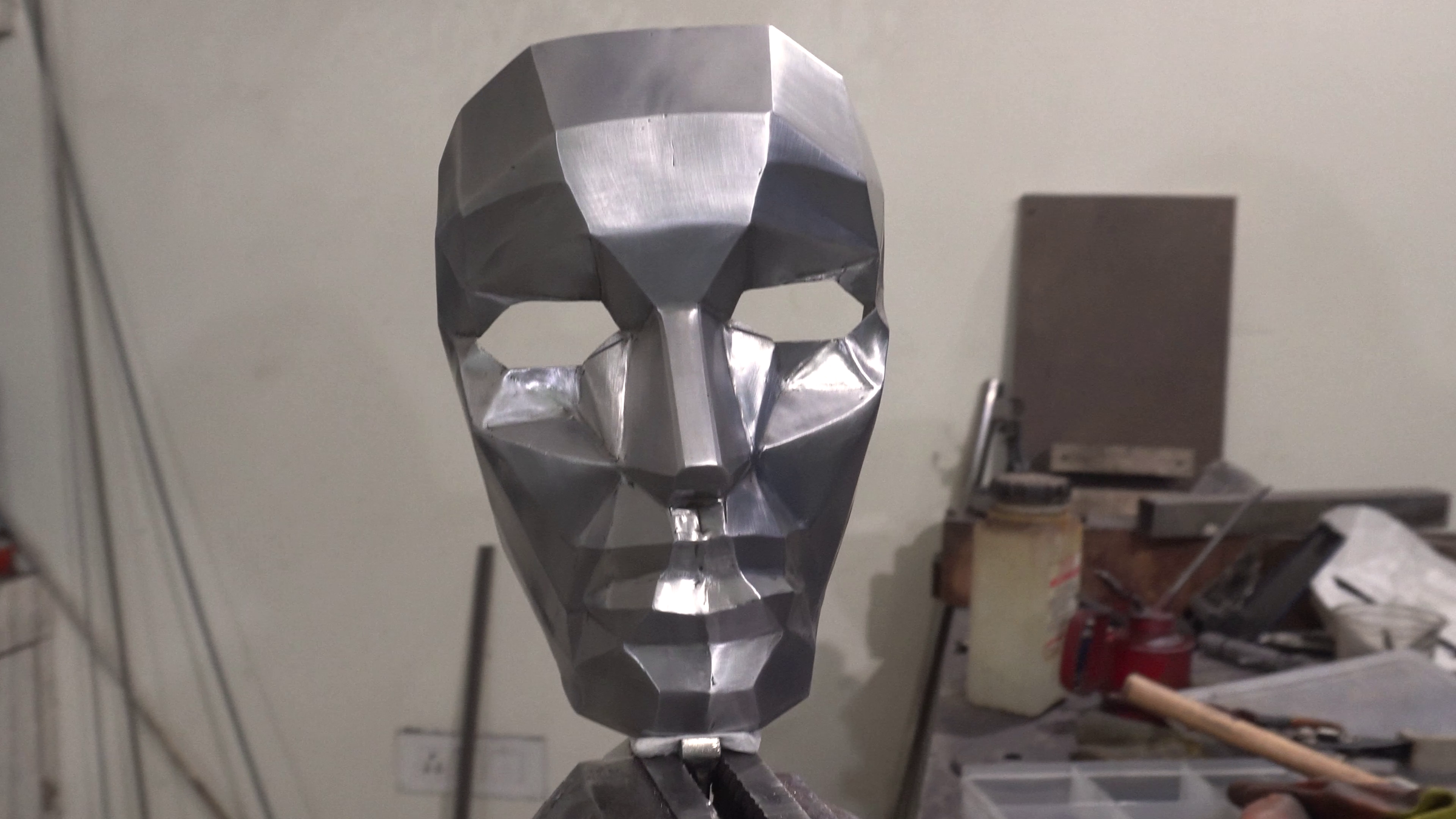 Sheet Metal Front Man Mask : 10 Steps (with Pictures) - Instructables