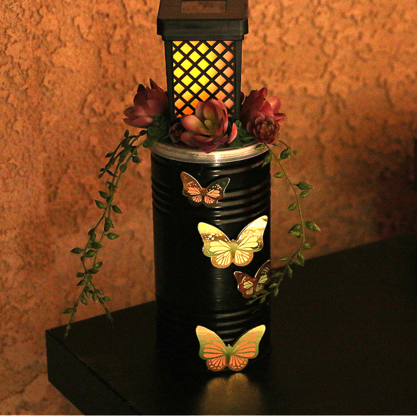 DIY Upcycled Tin Container Solar Light Display : 6 Steps (with Pictures ...