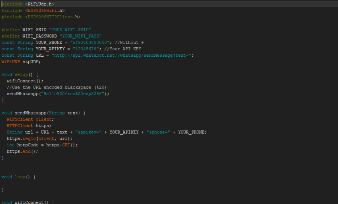 How to Send WhatsApp Messages From ESP8266 - ESP32 Arduino IDE : 8 ...