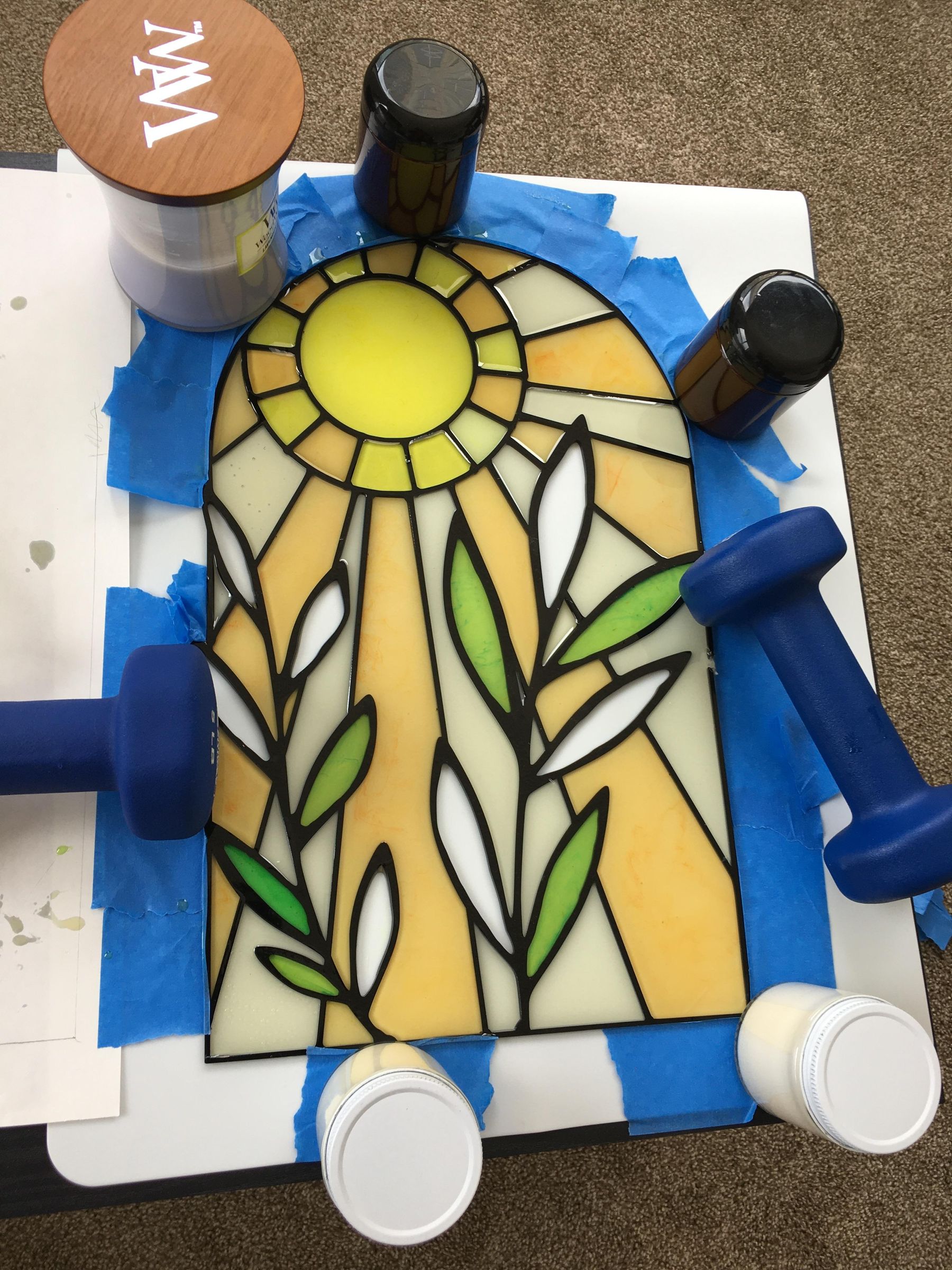 Faux Stained Glass With Resin : 5 Steps (with Pictures) - Instructables