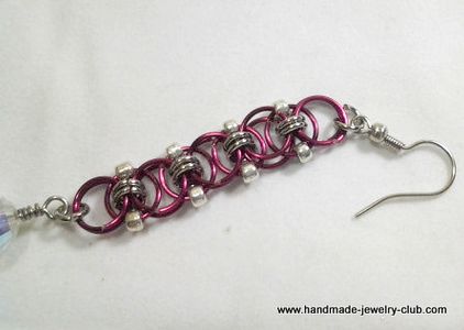 Helm Chain Maille Earrings Tutorial : 8 Steps - Instructables